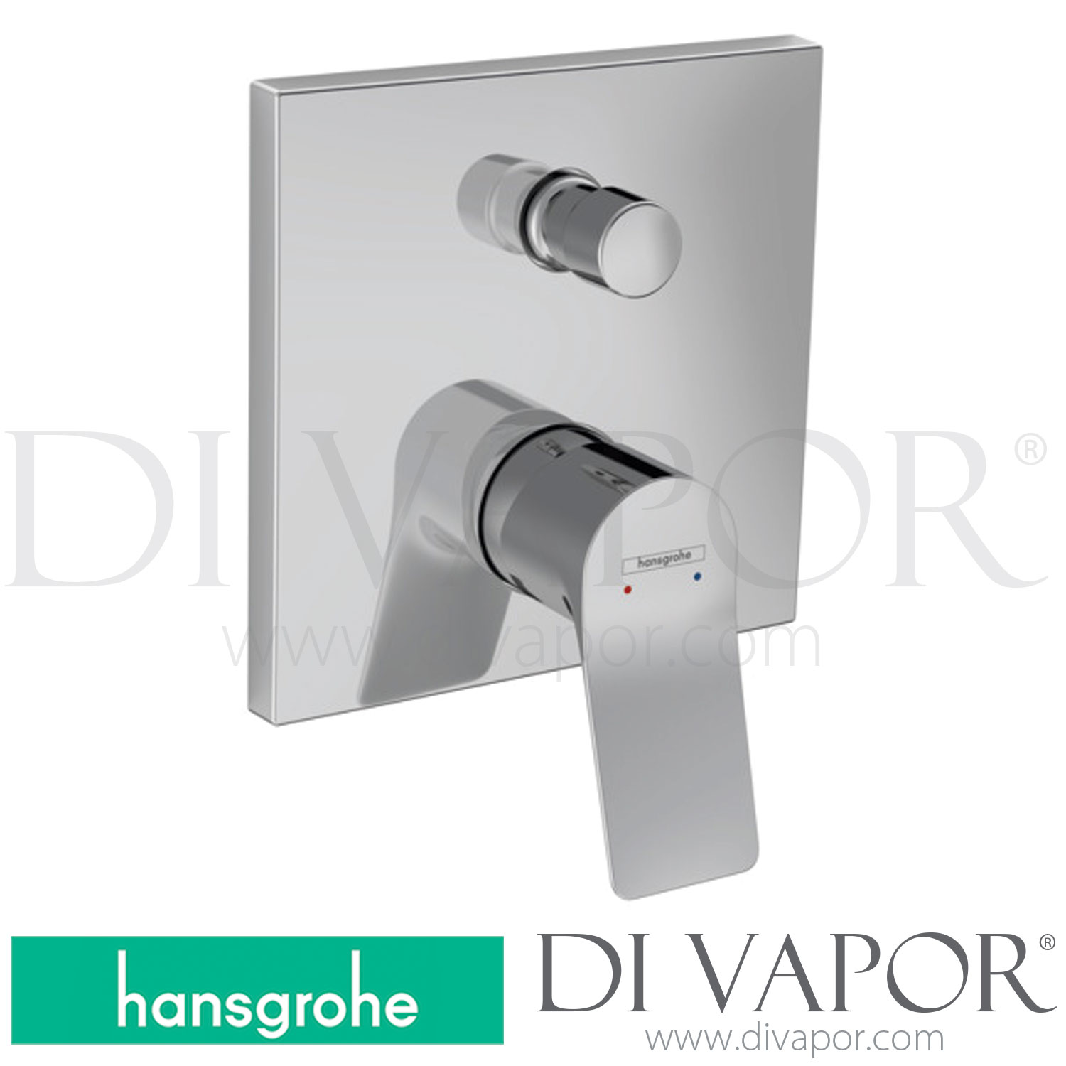 Hansgrohe 75415000 Vivenis Single Lever Bath Mixer for Concealed ...