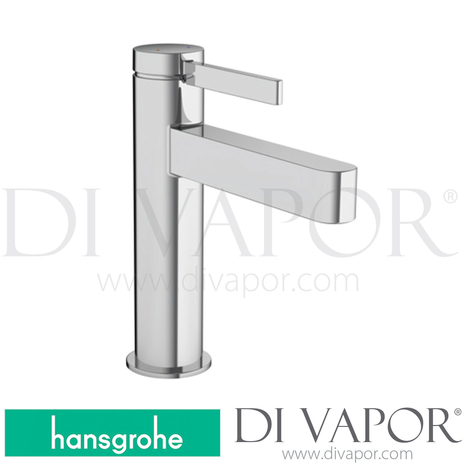 Hansgrohe 76023007 Finoris Single Lever Basin Mixer 110 with Push-Open ...