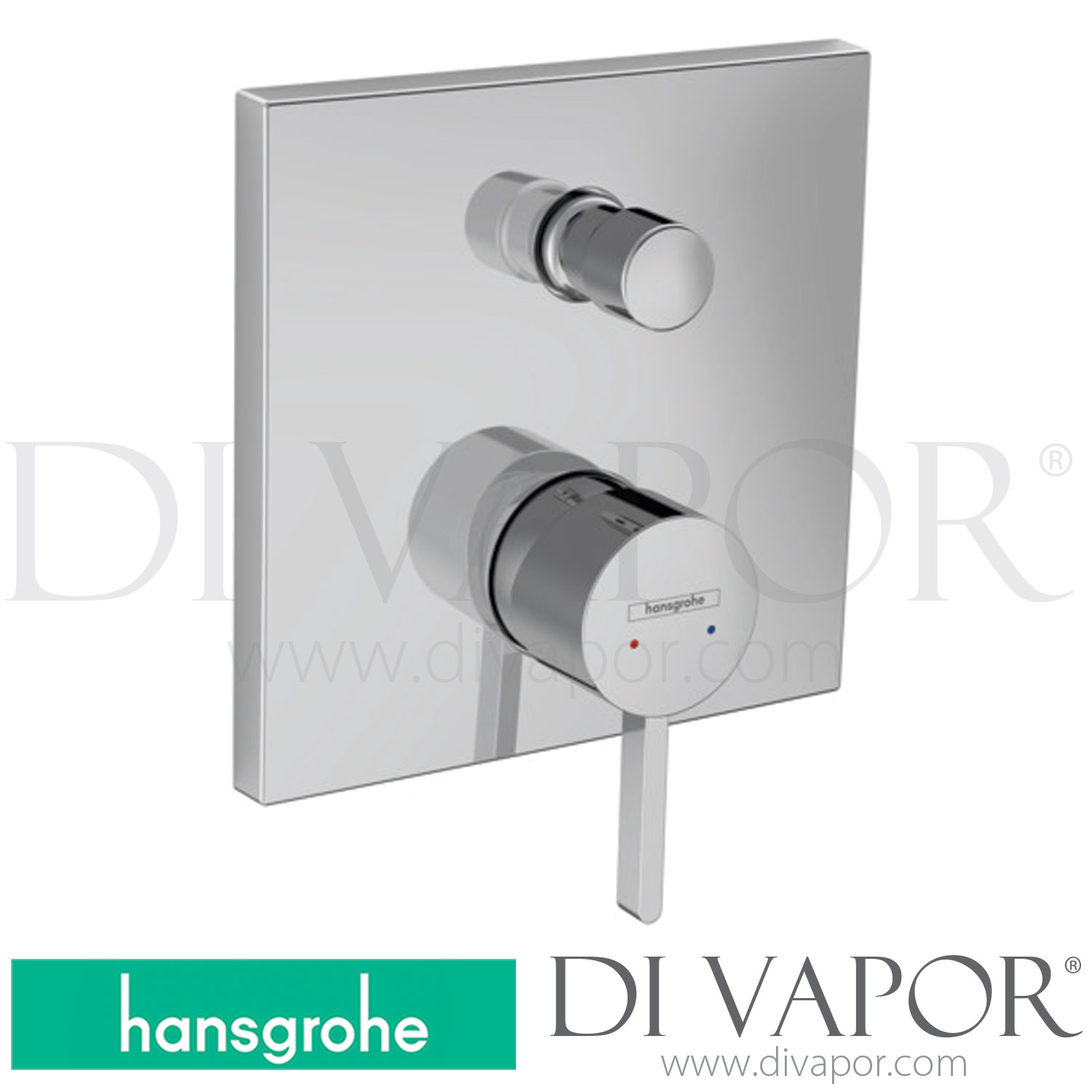 Hansgrohe 76415000 Finoris Single Lever Bath Mixer for Concealed ...