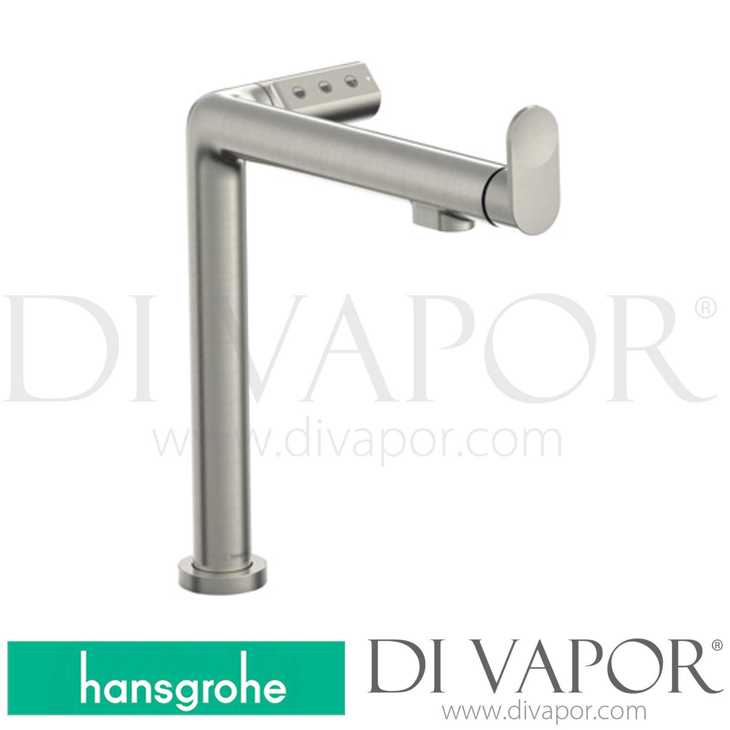 Hansgrohe 76834800 Aqittura M91 Single Lever Kitchen Mixer 240, 1Jet ...