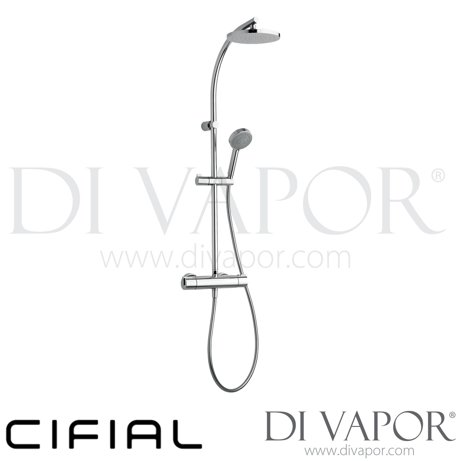 Cifial 780CC Round Multi Function Thermostatic Shower Column Spare Parts