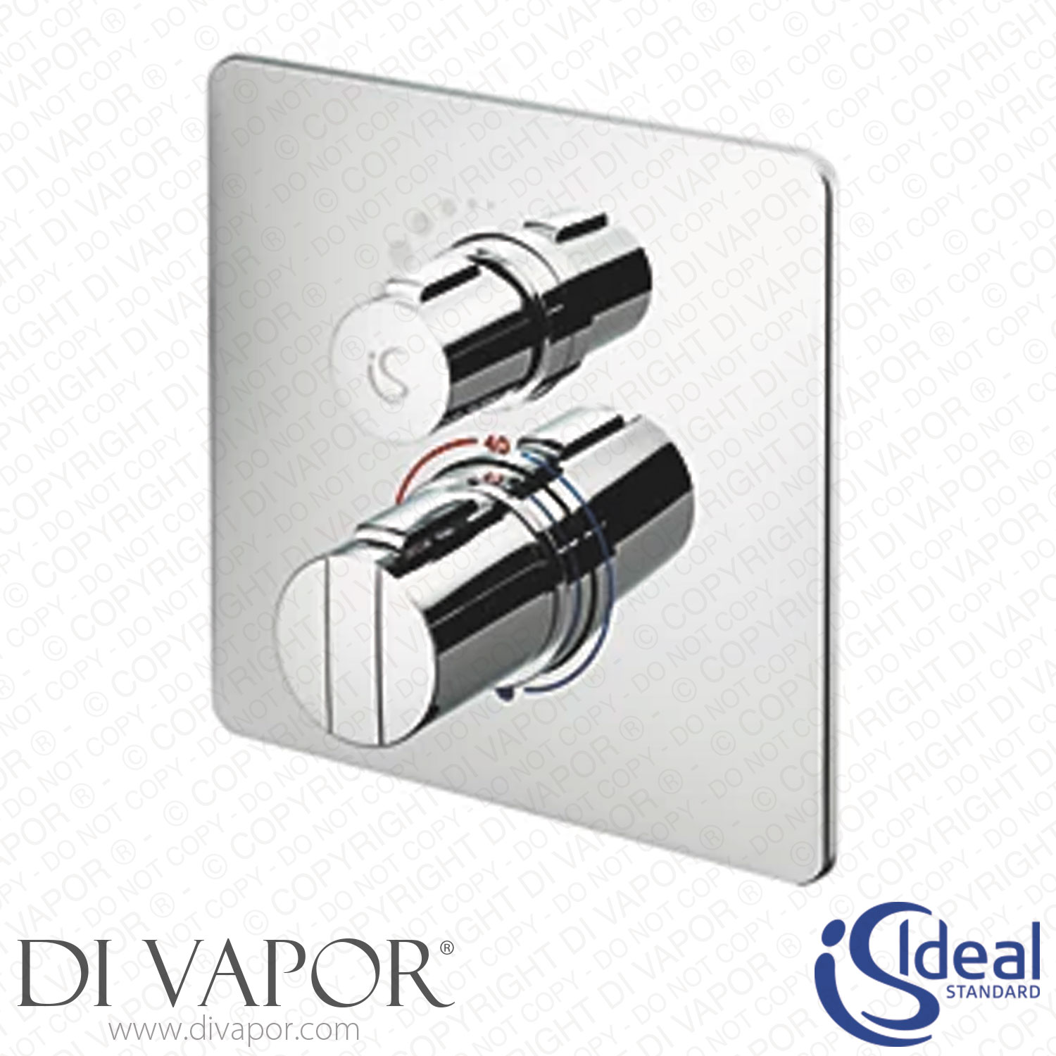 Ideal Standard Easybox Slim Concealed Thermostatic Mixer Shower Valve ...