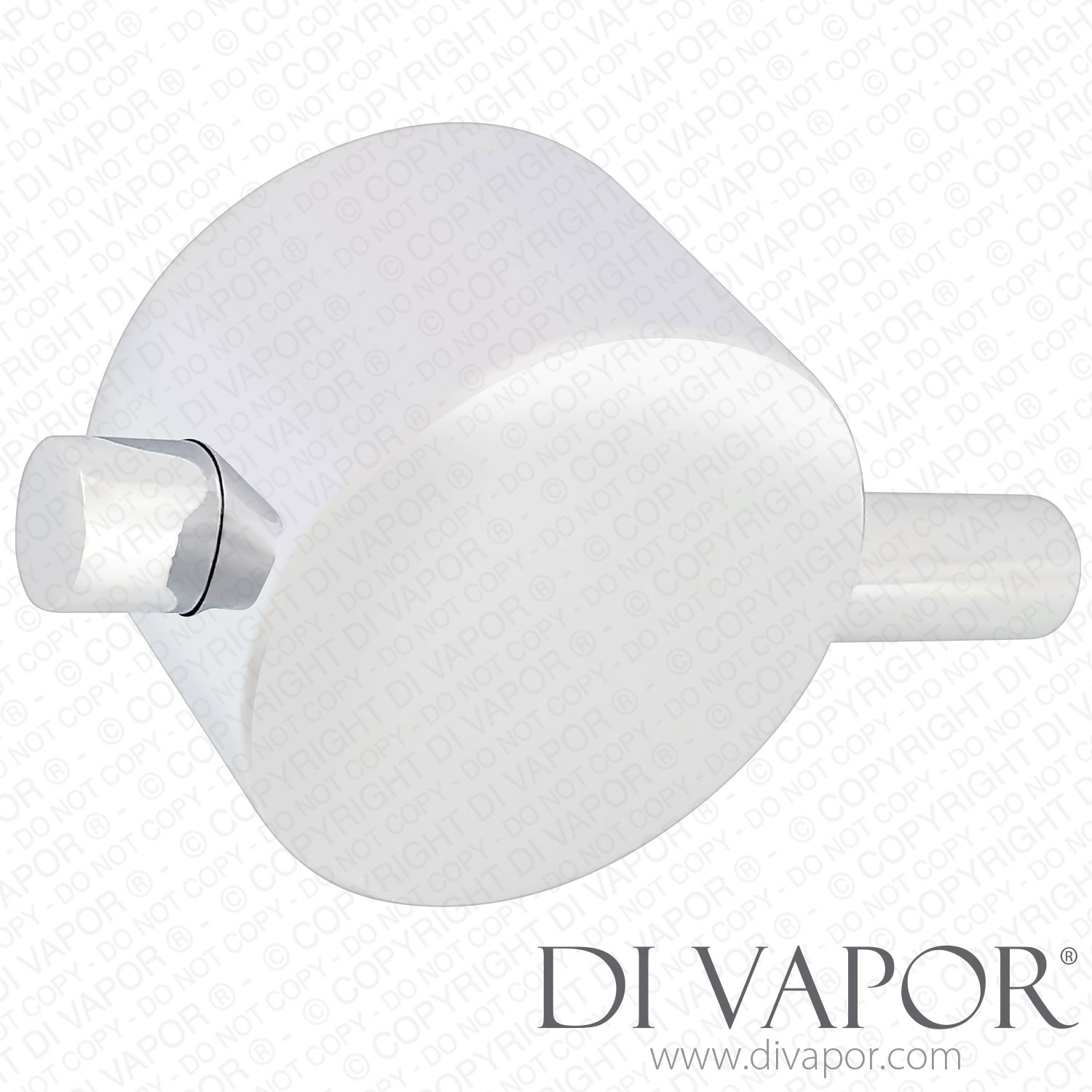 Round Chrome Temperature Control Handle for Better Bathrooms BEB77627 ...