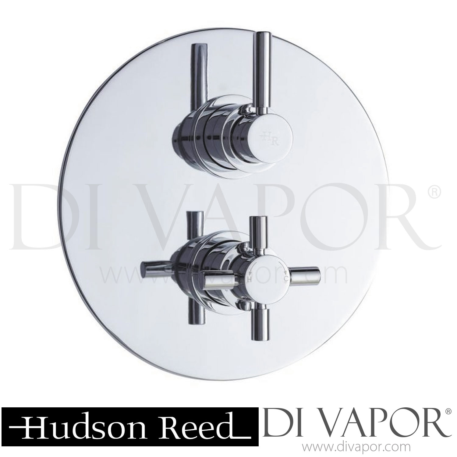 Hudson Reed A3006-A3218-A383(x4) Tec Twin Concealed Thermostatic Shower ...