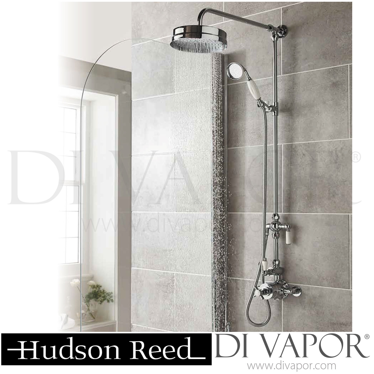 Hudson Reed / Ultra A3056 Edwardian Traditional Twin Exposed ...