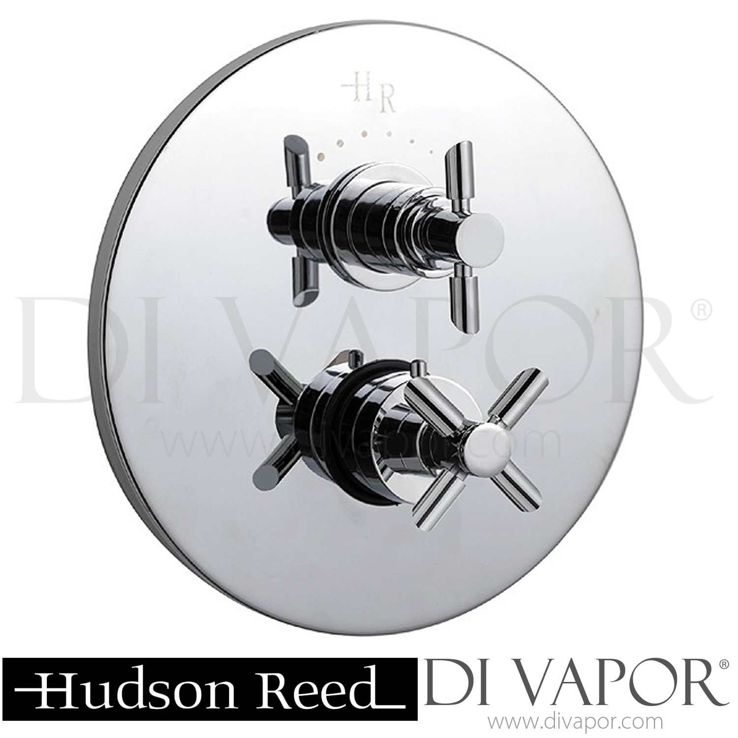 Hudson Reed A3094-A3605 P-zazz Twin Concealed Thermostatic Shower Valve ...