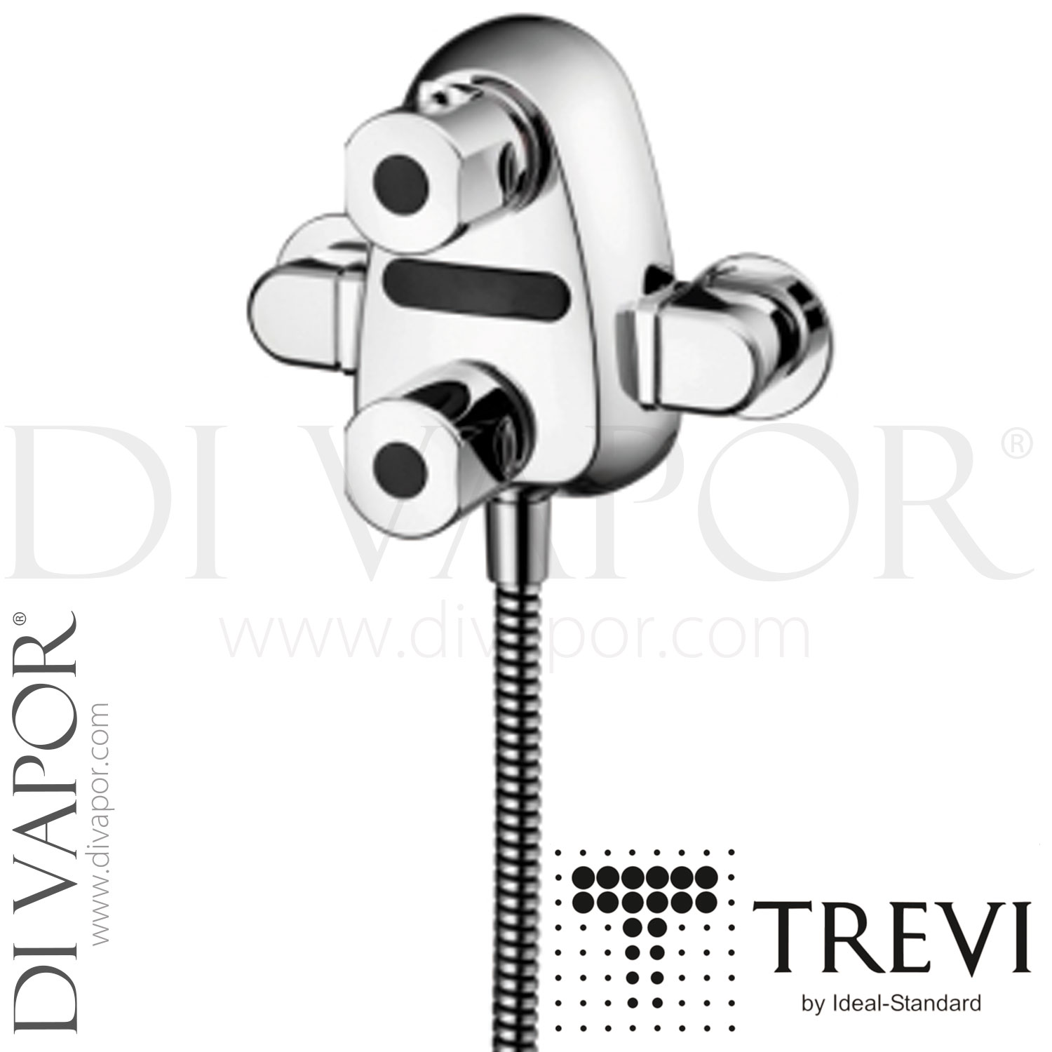 Trevi A3200AA Therm MK II Exposed Thermostatic Shower Valve with Bottom ...
