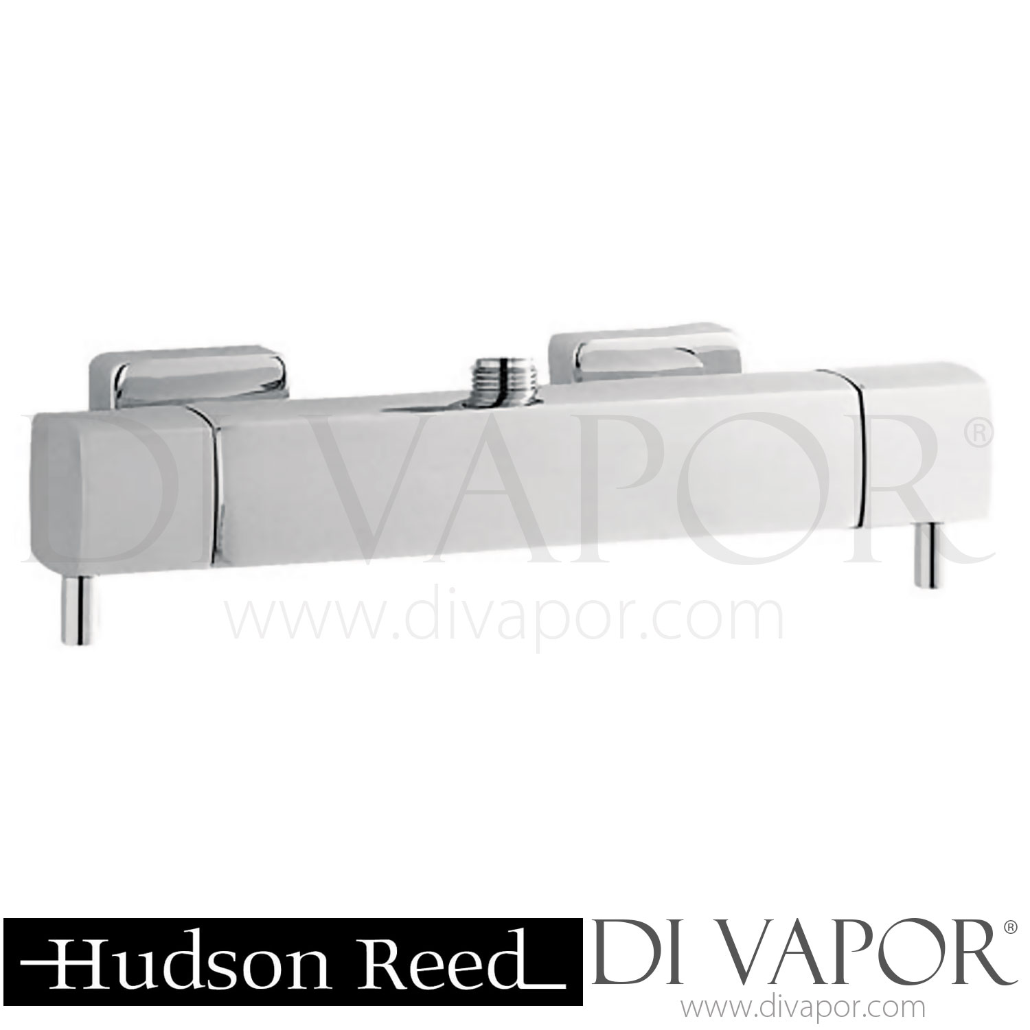 Hudson Reed Quadro Thermostatic Bar Valve (Top Outlet) - Chrome - A3502 ...