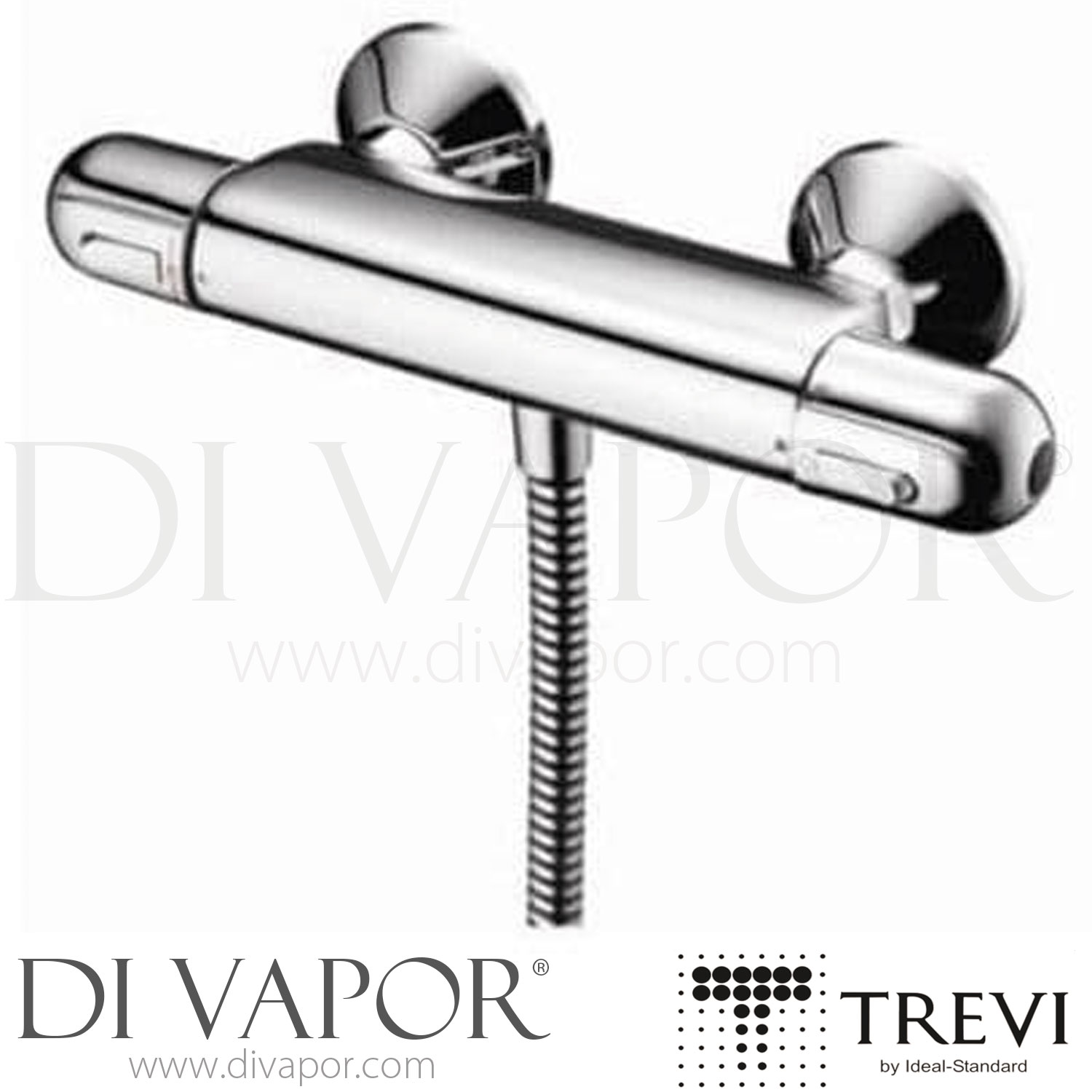 Trevi Link Exposed Thermostatic Shower Valve for High Pressure Balanced ...