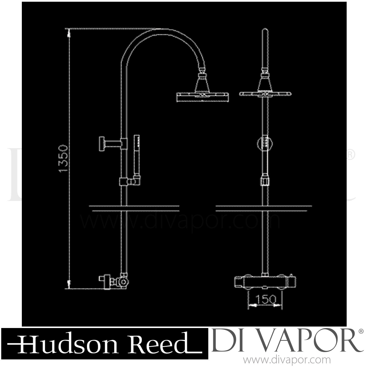 Hudson Reed A389 Dream Showers Infinity Chrome Spare Parts