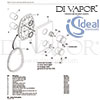 Ideal Standard A3974AA TT Oposta Faceplate and Handles for Built-In ...