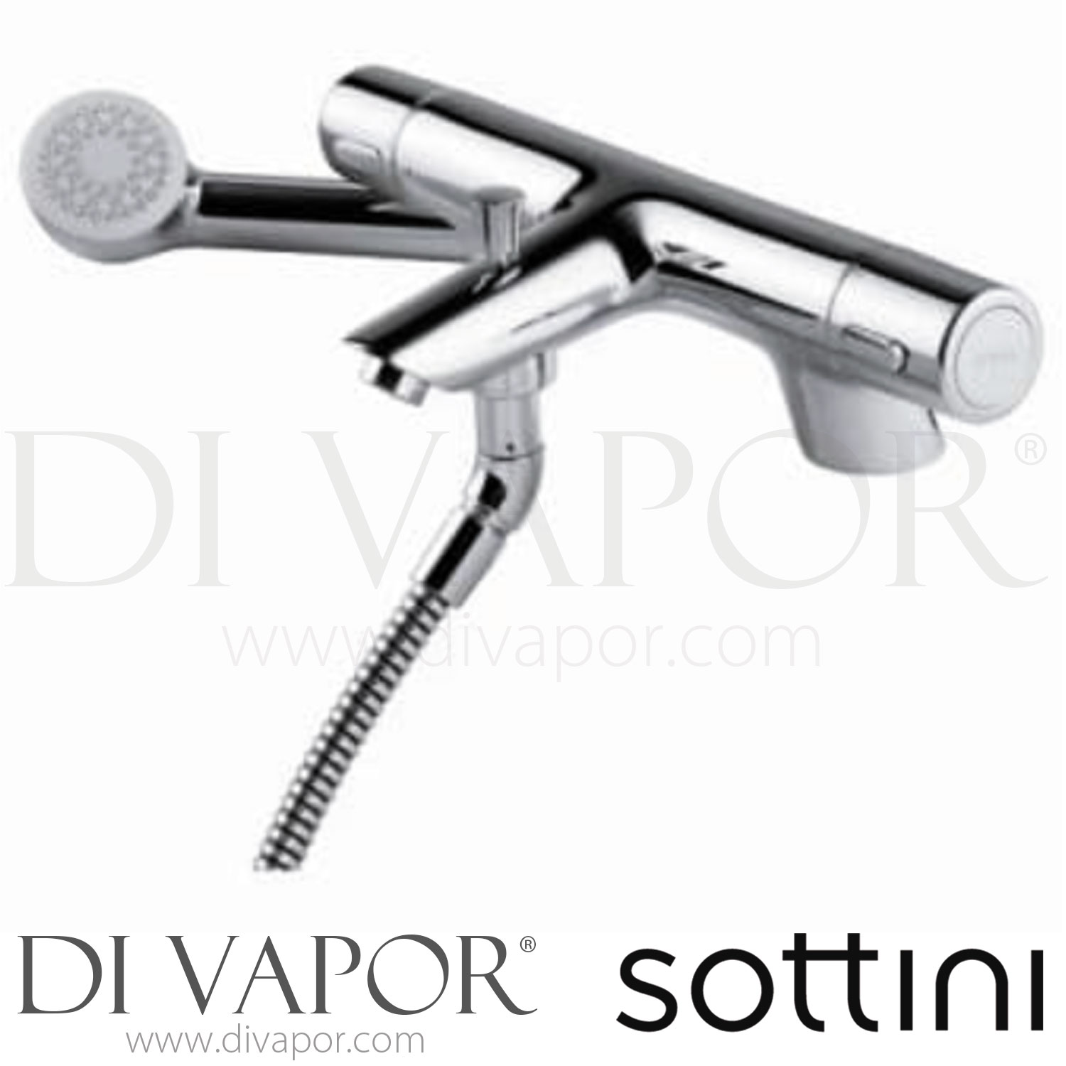 Sottini Rosita Two Taphole Thermostatic Bath Shower Mixer Spare Parts ...