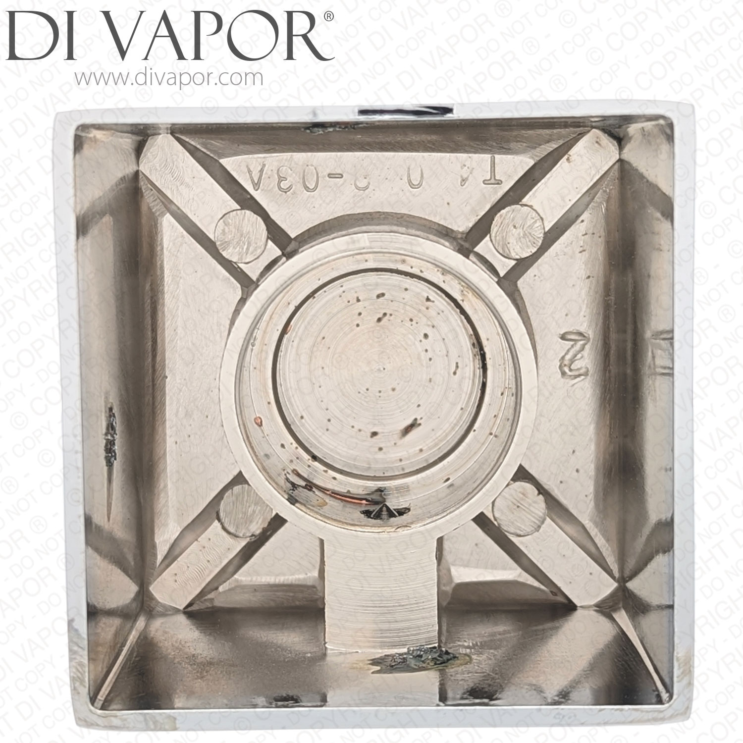 Square Chrome Flow Control Handle for Utopia Libertine Concealed Shower ...