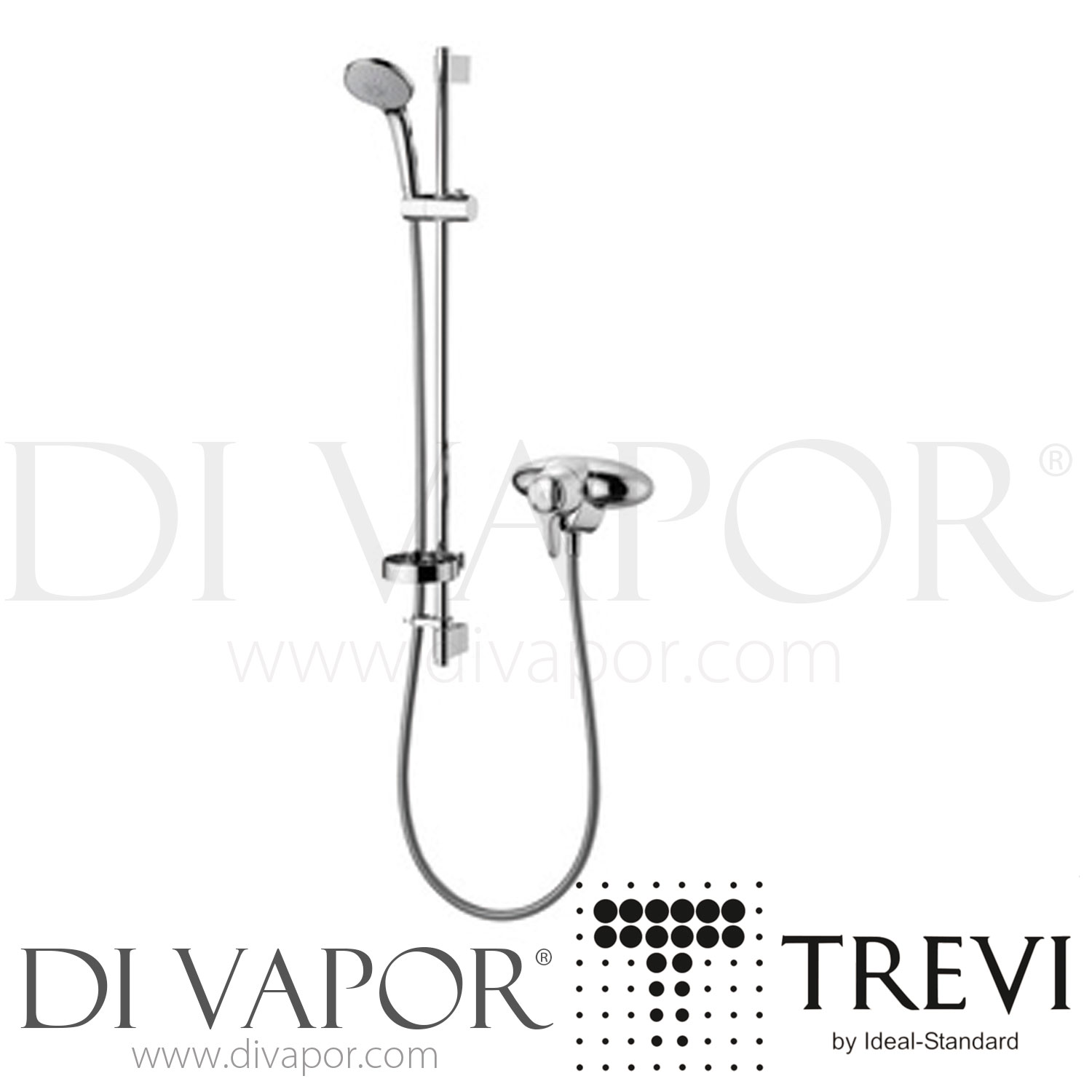 Trevi A5785AA CTV Thermostatic Exposed Shower Pack With Extended Lever ...
