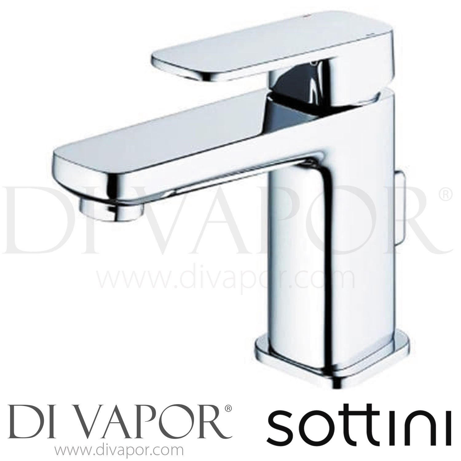 Sottini Turano Single Lever Basin Mixer without Pop-Up Waste Spare ...
