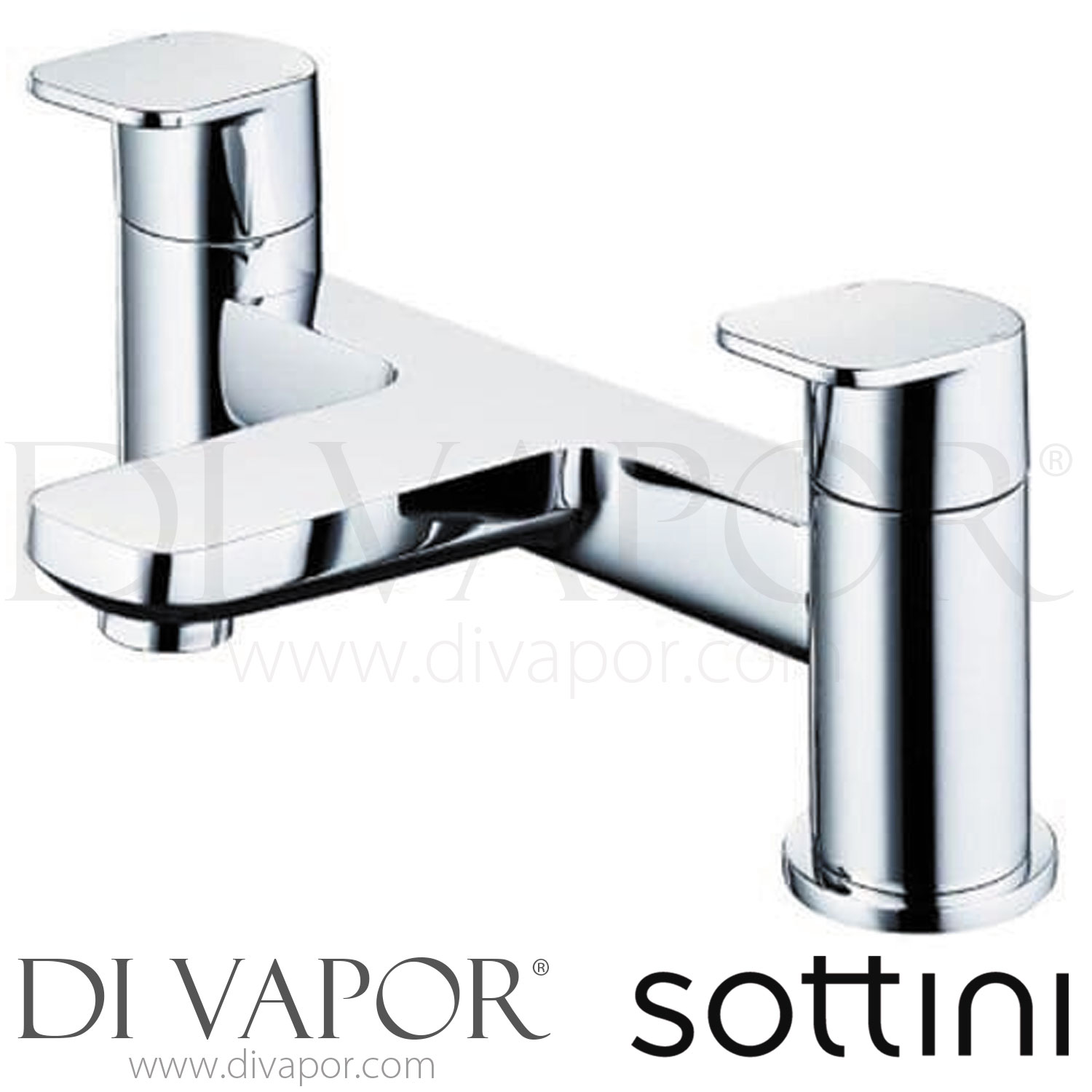 Sottini A6631AA Turano Dual Control 2 Hole Bath Filler Spare Parts
