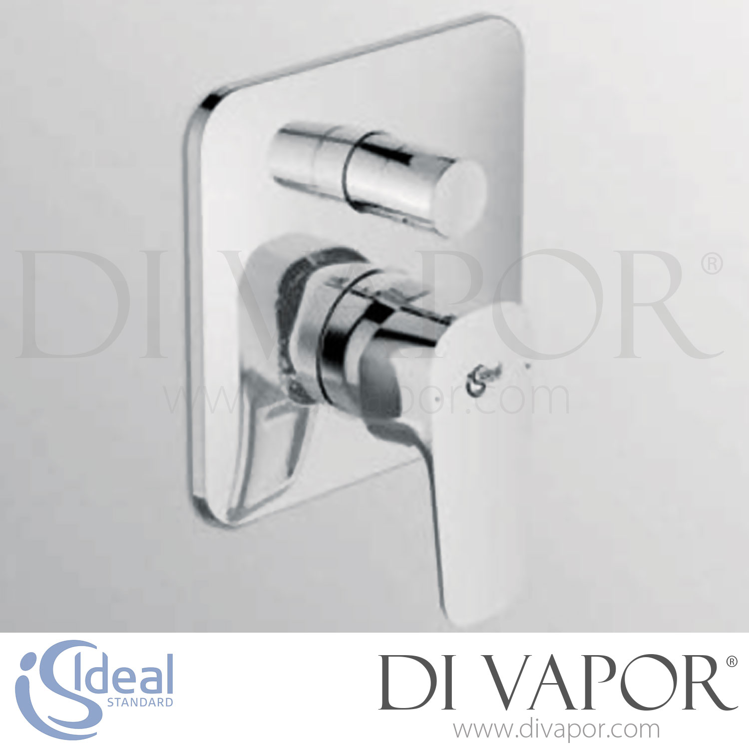 Ideal Standard A7189AA Cerafine D Built-In Chrome Bath & Shower Mixer ...