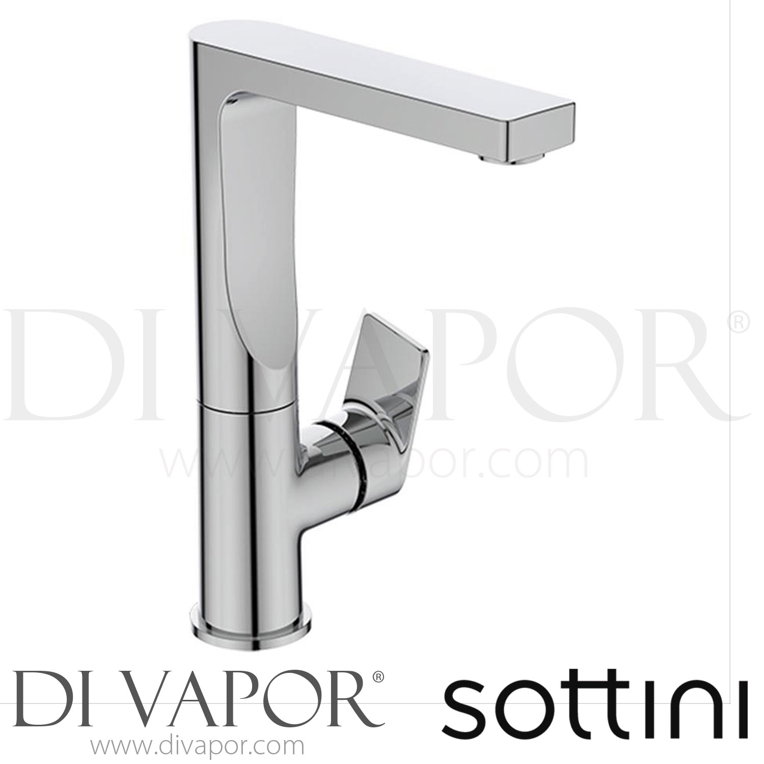 Sottini A7261AA Ceno High Spout Basin Mixer 5 Litres Per Minute Spare Parts