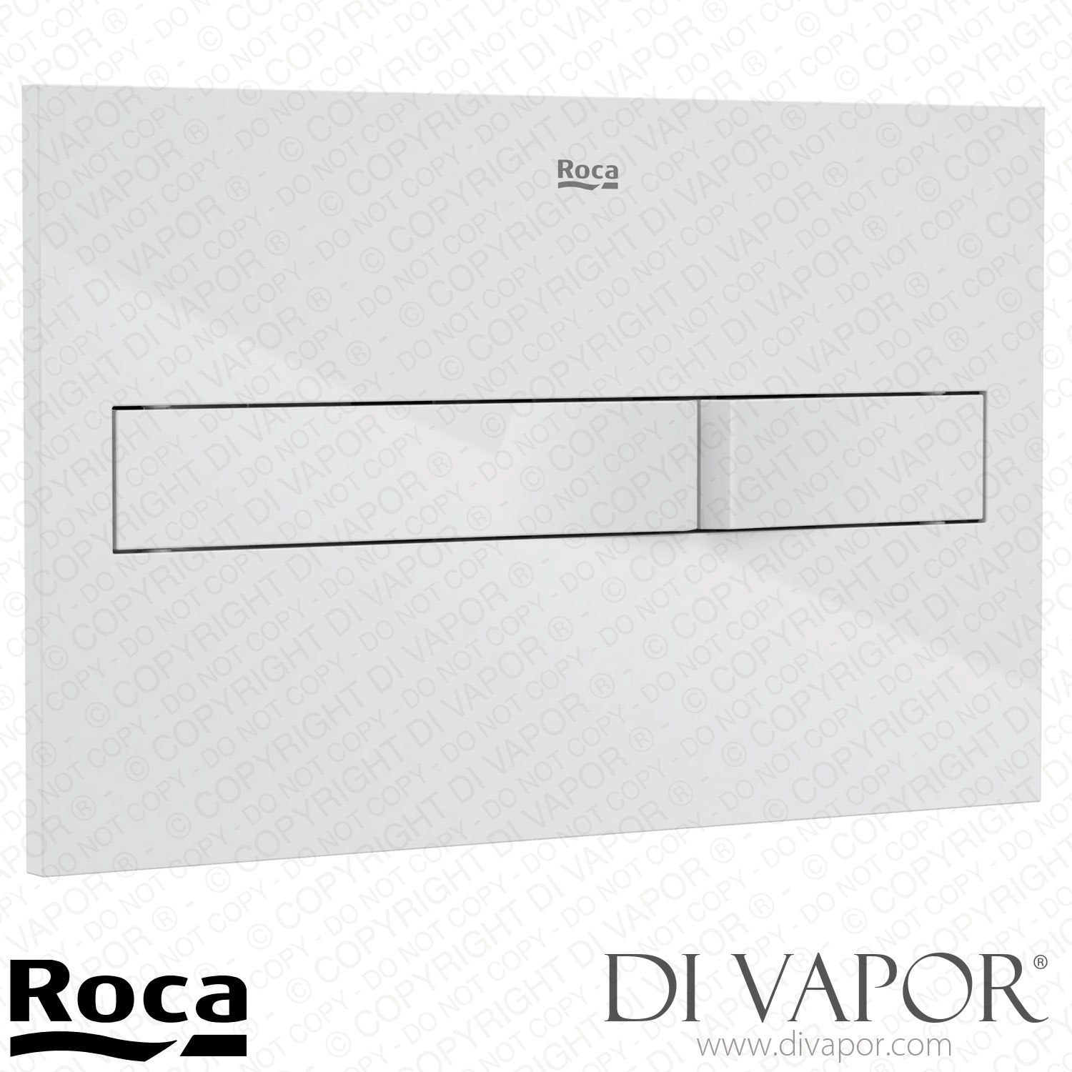 Roca PL2 DUAL - Dual Flush Operating Plate for Concealed Cistern ...