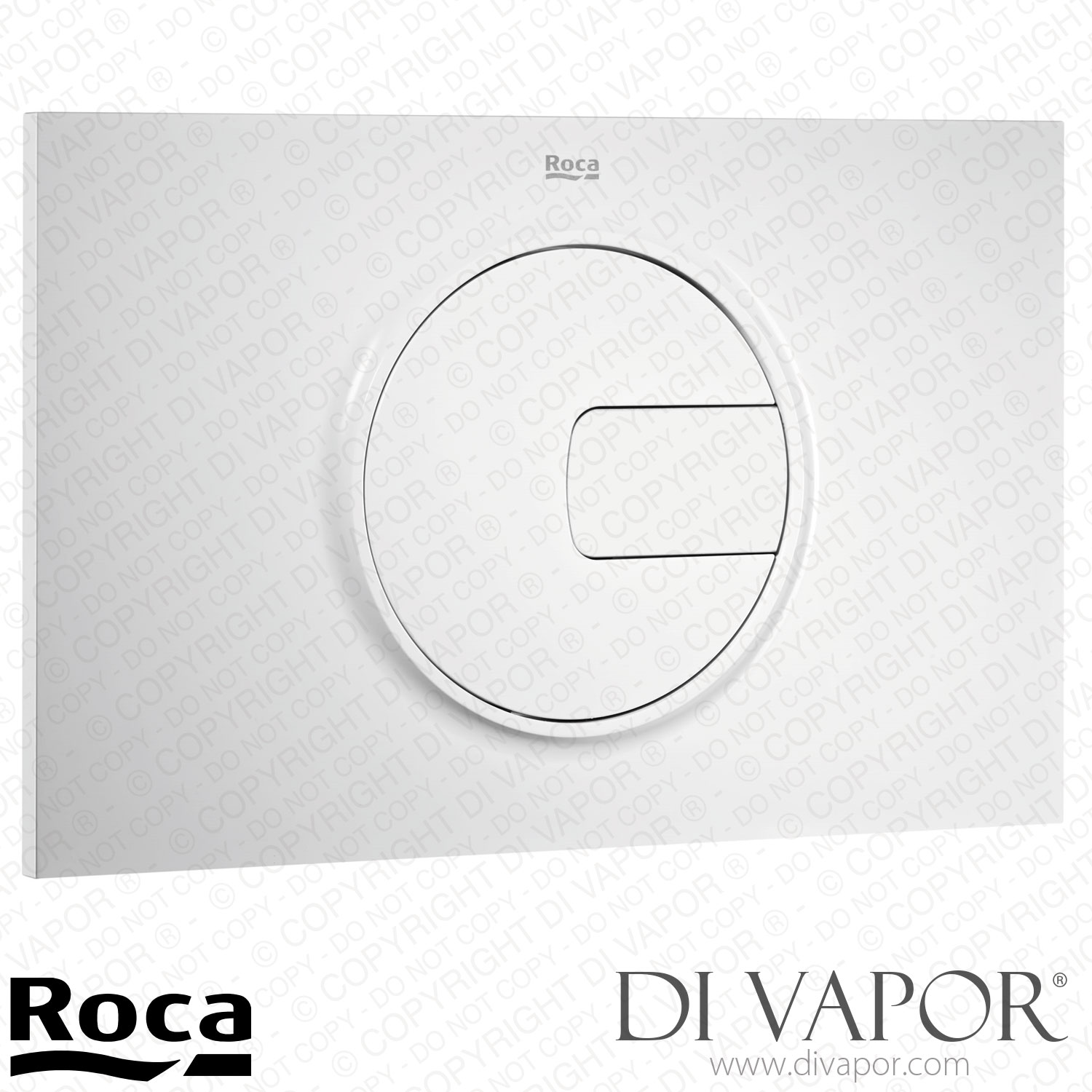 Roca PL4 DUAL - Dual Flush Operating Plate for Concealed Cistern ...