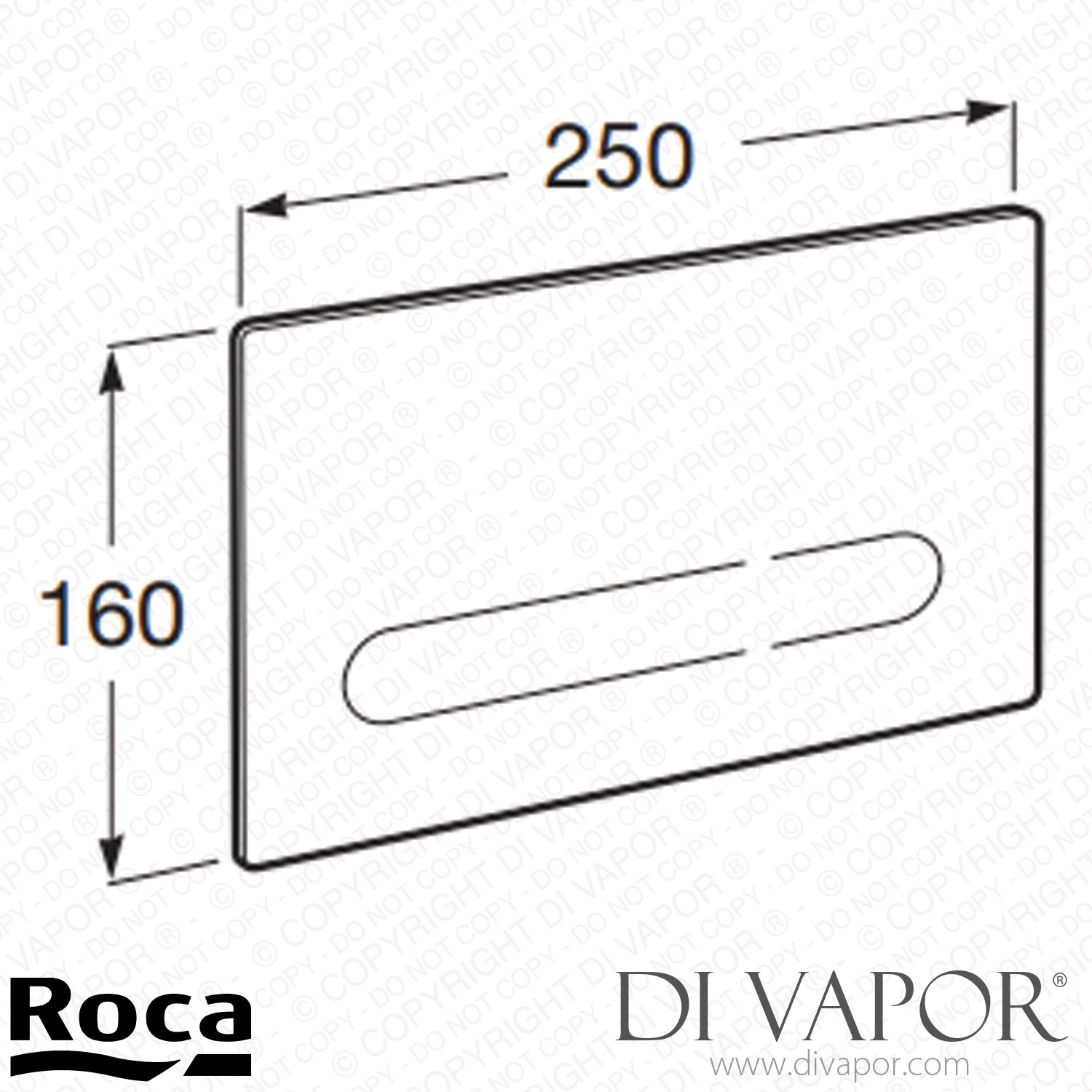 Roca EP1 (Compact Version) - Electronic Glass Finished Operating Plate ...