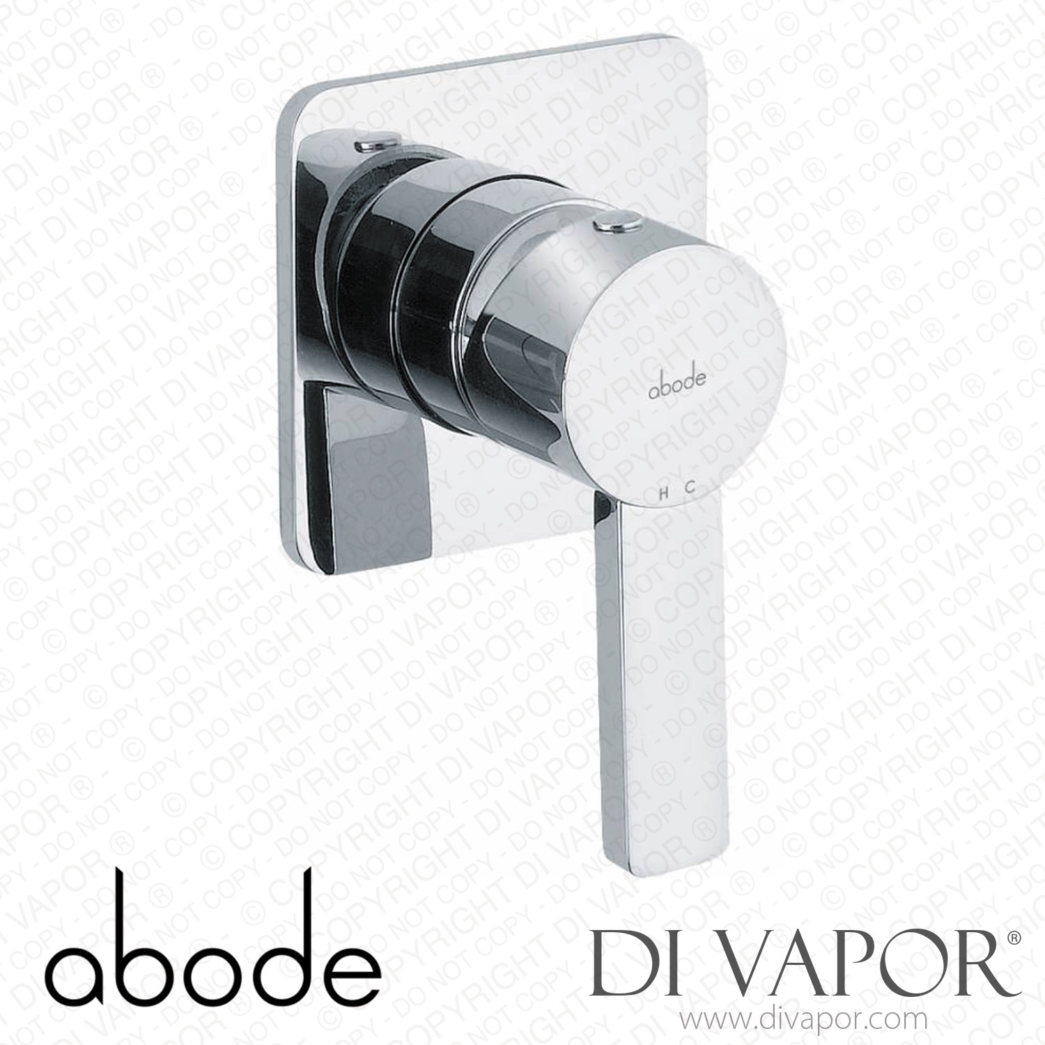 Abode AB4094 Modo Wall Mounted Bath Mixer Control Spare Parts