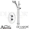 Alterna ALTRESTH Resia Thermostatic Dual Control Shower Valve and Kit ...