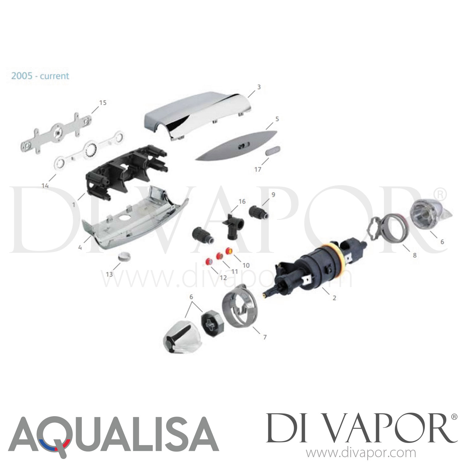 Aqualisa Opto Thermo Exposed Thermostatic Mixer Shower Valve - 2005 ...