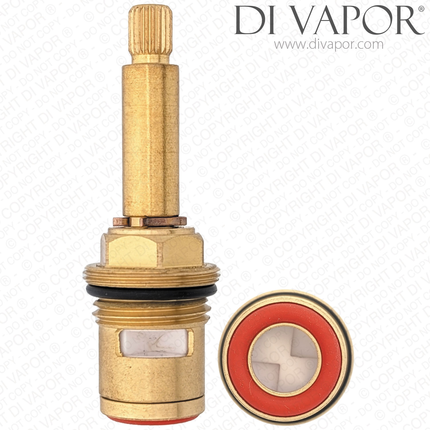 Aqua Uno & Duo Shower Panel Clockwise Open Flow Cartridge - 70mm