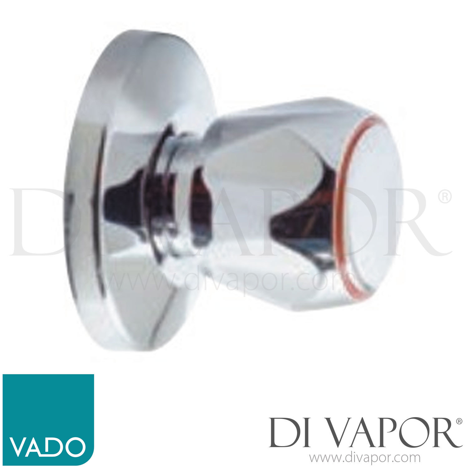 VADO AST-143/H-1/2-C/P Astra Concealed Stop Valve (Single) 1/2" with ...