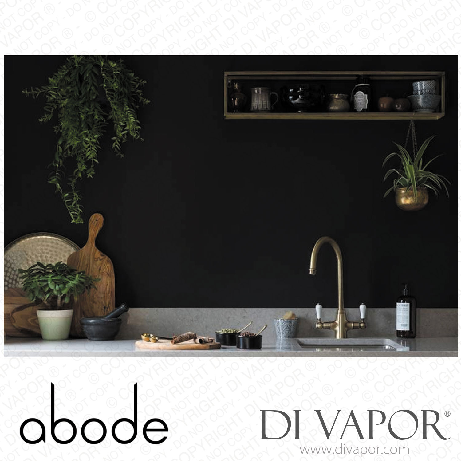 Abode AT1028 Ludlow Monobloc in Antique Brass Spare Parts