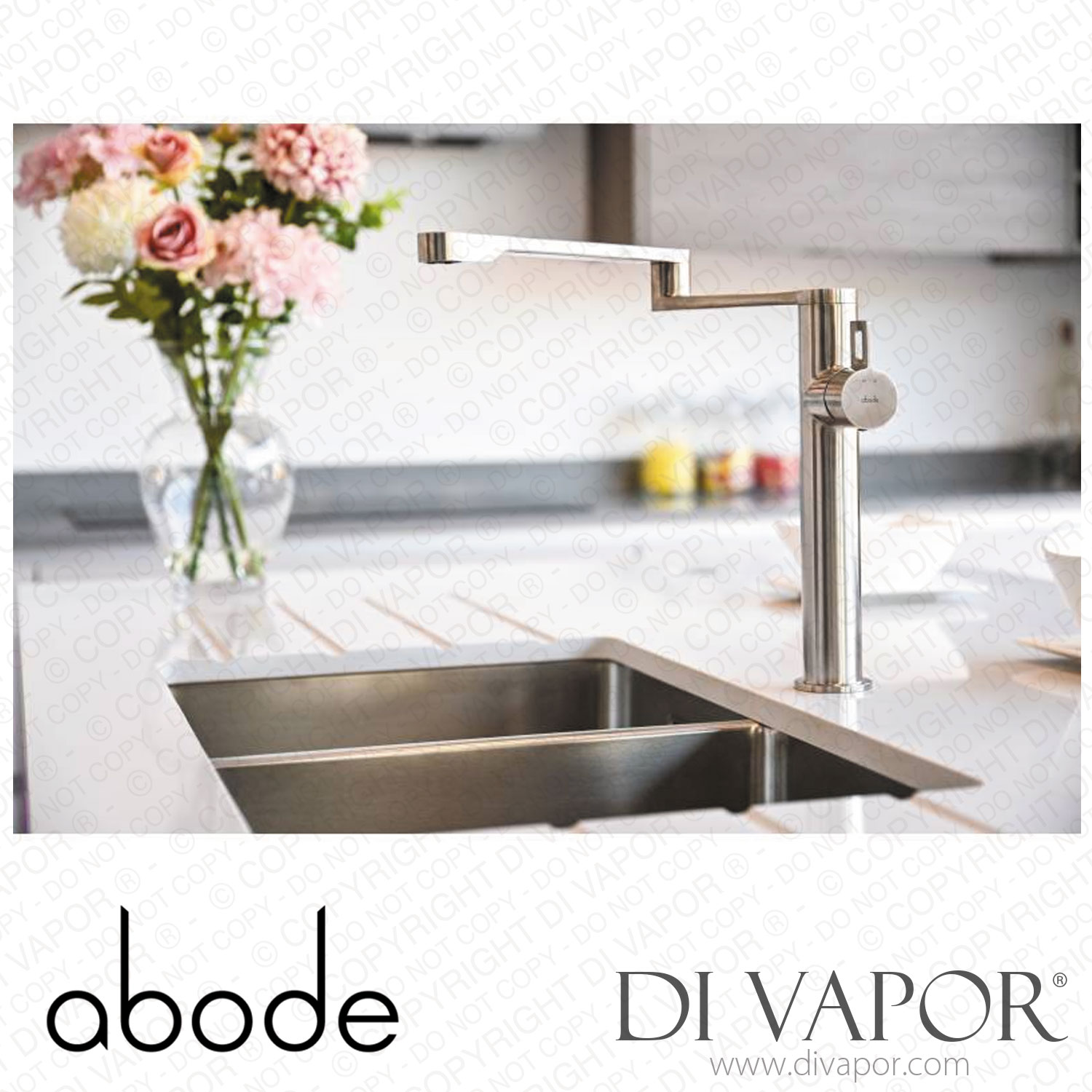 Abode AT2078 Axial Pot Filler in Stainless Steel Spare Parts