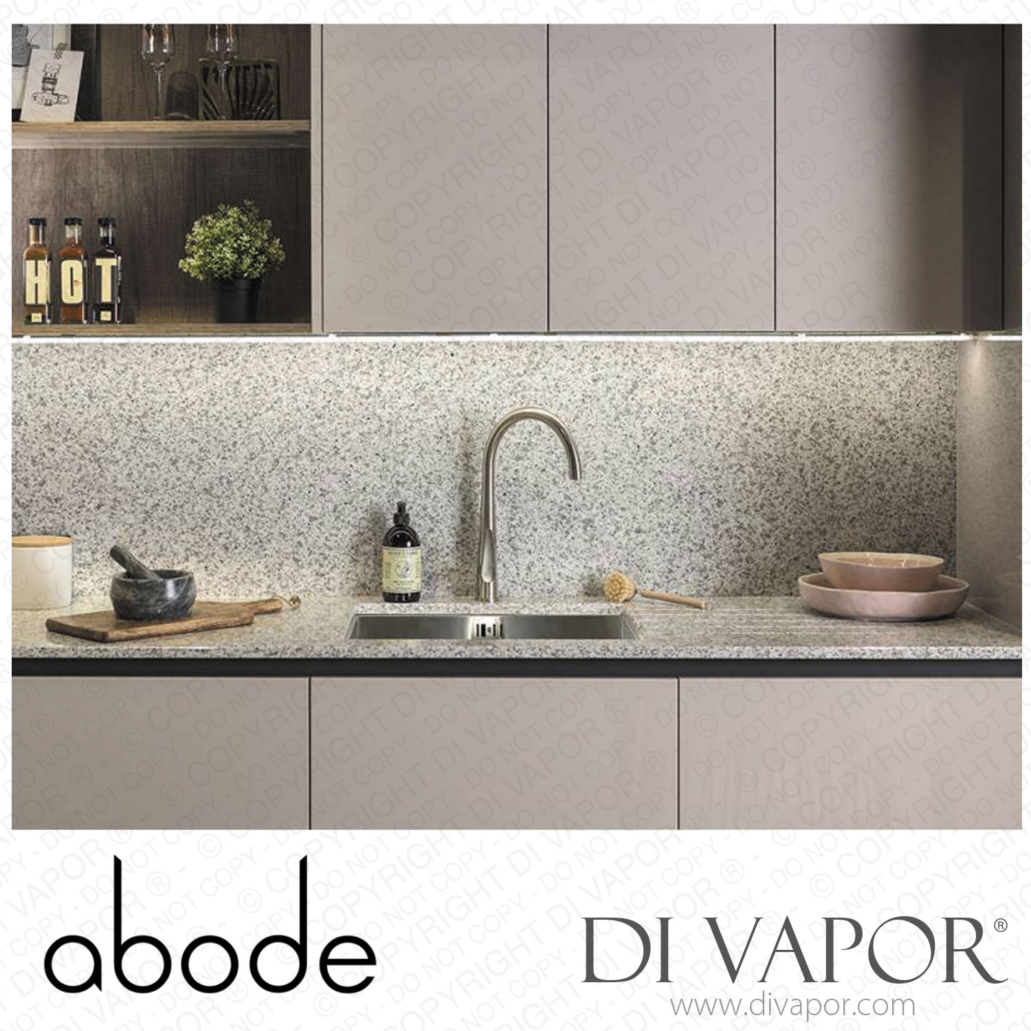 Abode AT2117 Coniq R Single Lever in Matt Black Spare Parts