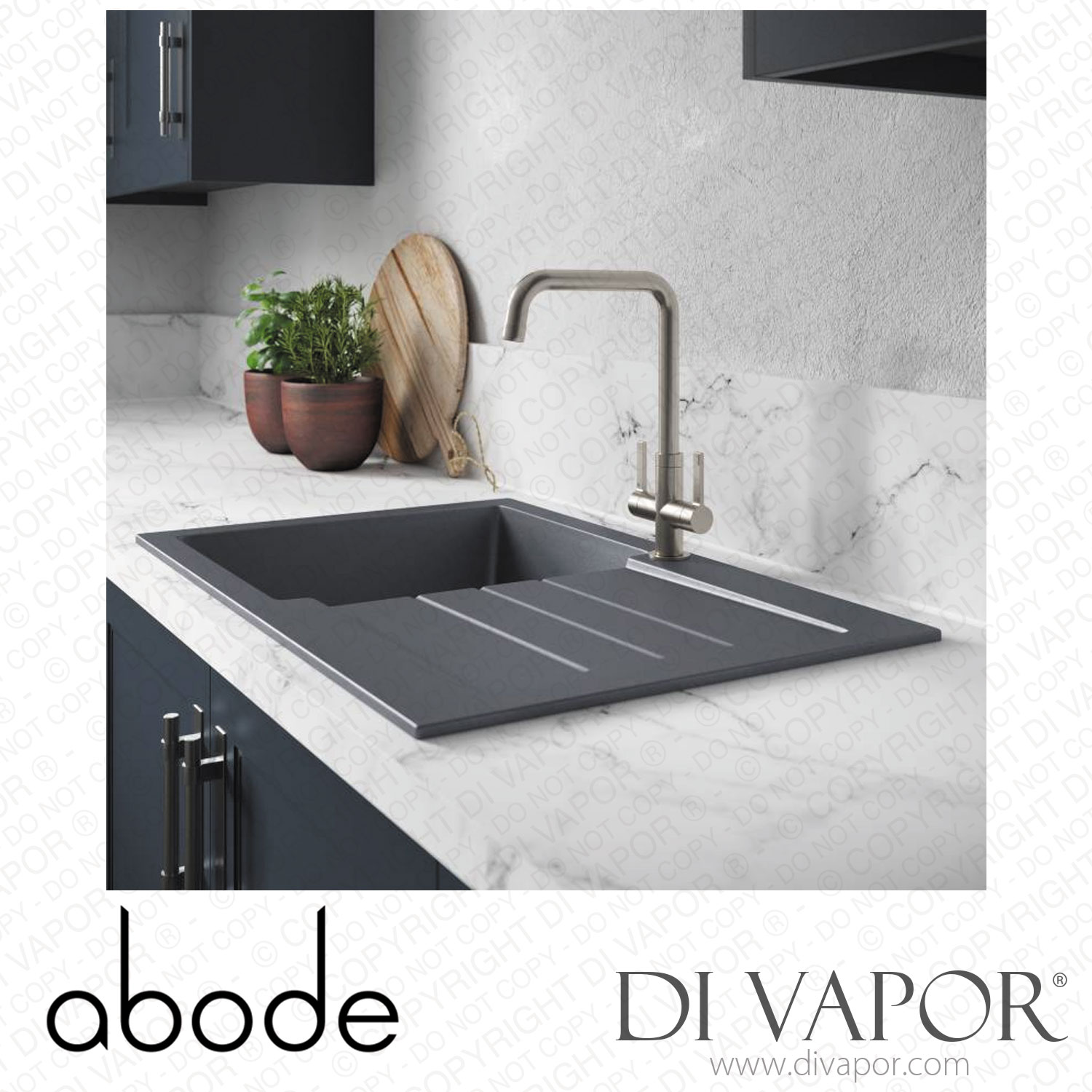 Abode AT2135 Pico Quad Monobloc in Brushed Nickel Spare Parts
