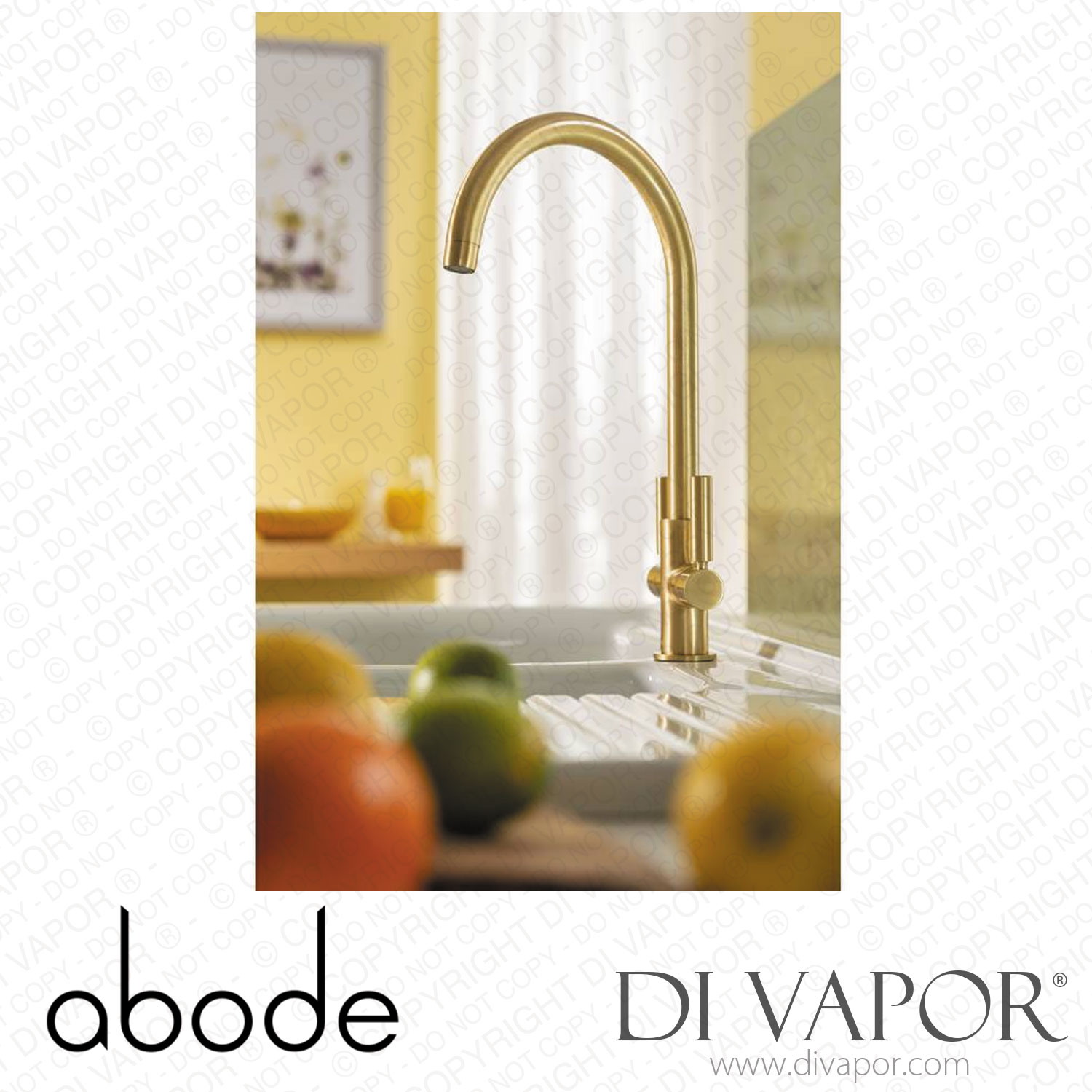 Abode AT2140 Globe Monobloc in Brushed Brass Spare Parts