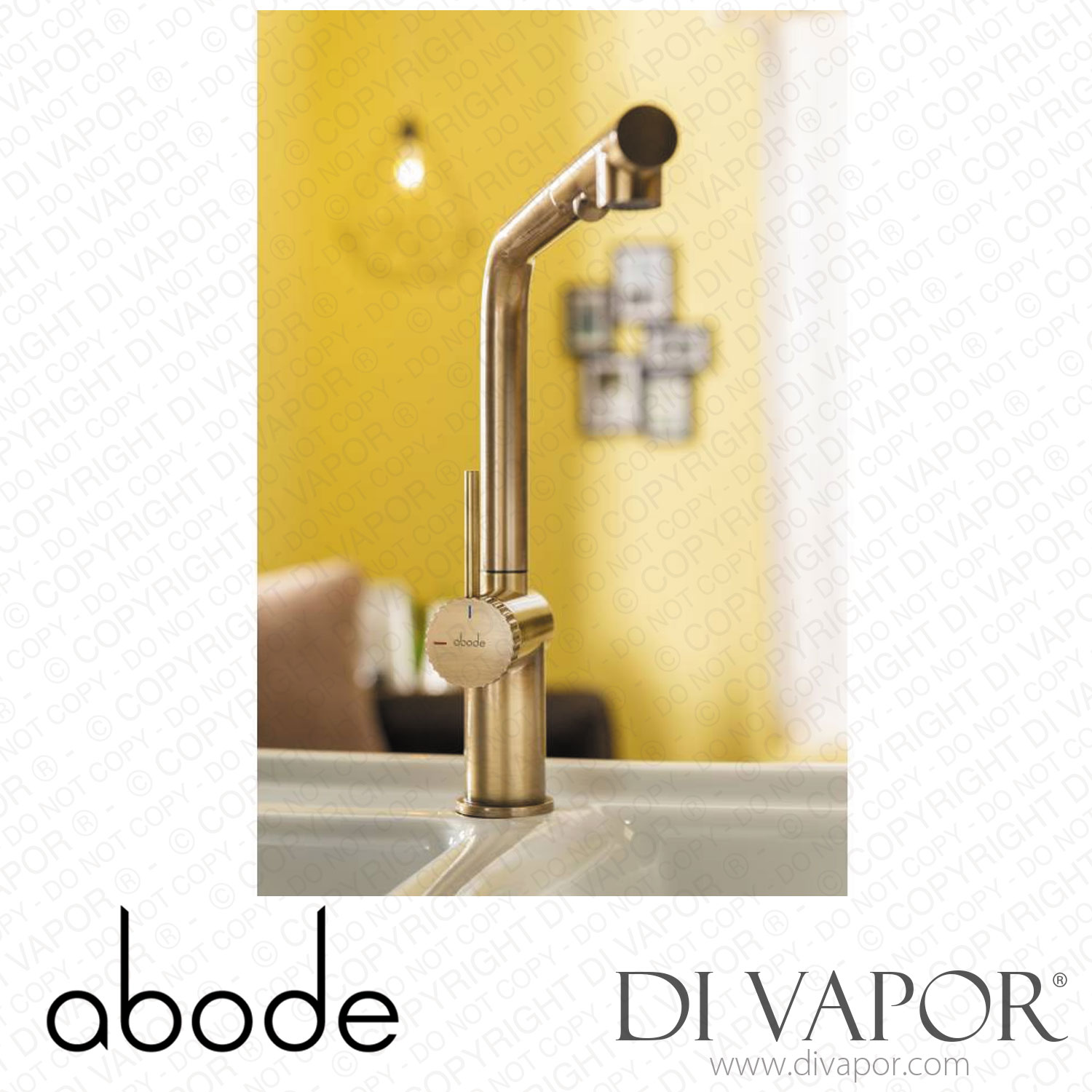 Abode AT2158 Fraction Single Lever Pull Out Spray in Antique Brass ...