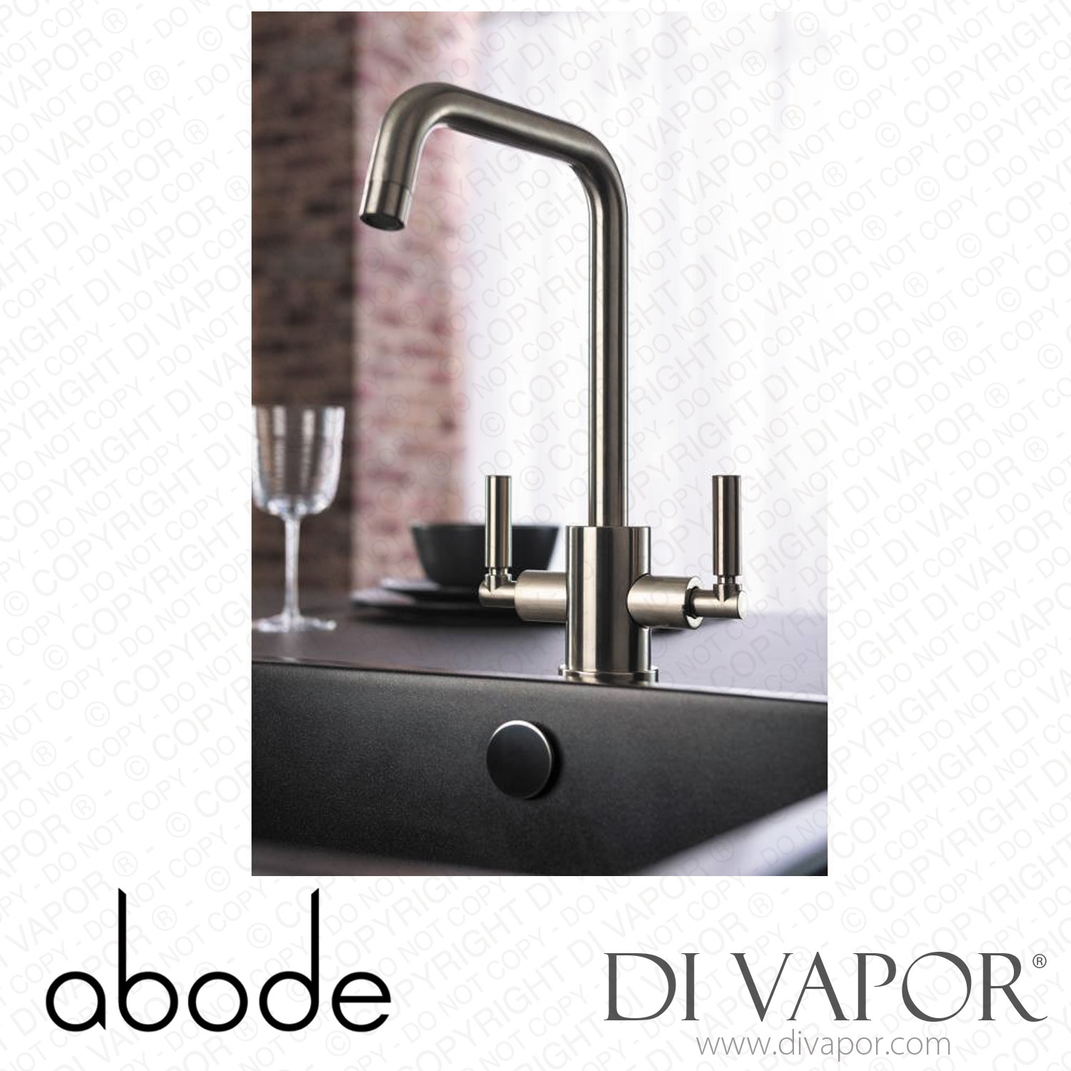 Abode AT2167 Atlas Quad Monobloc in Brushed Nickel Spare Parts