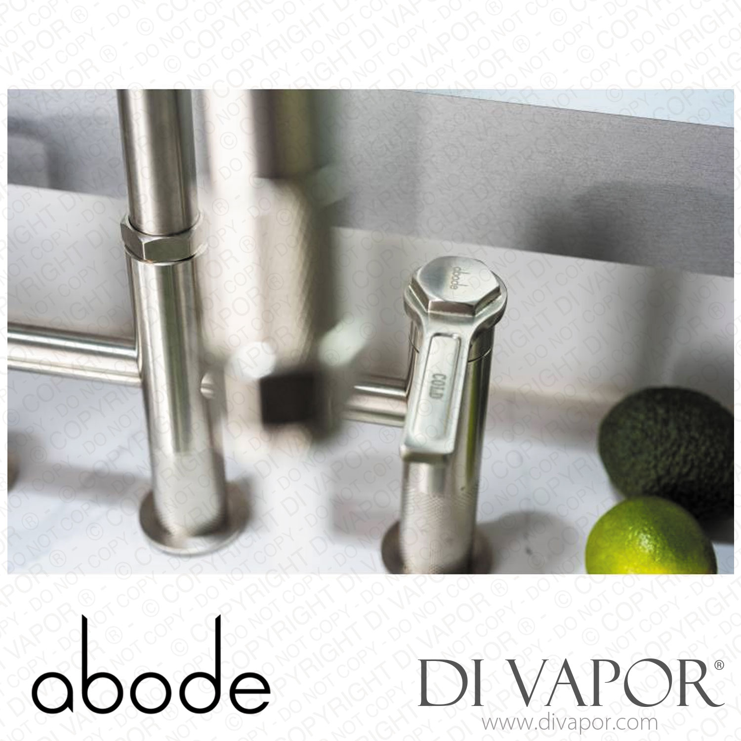 Abode AT2198 Hex Bridge Pull Out in Brushed Nickel Spare Parts