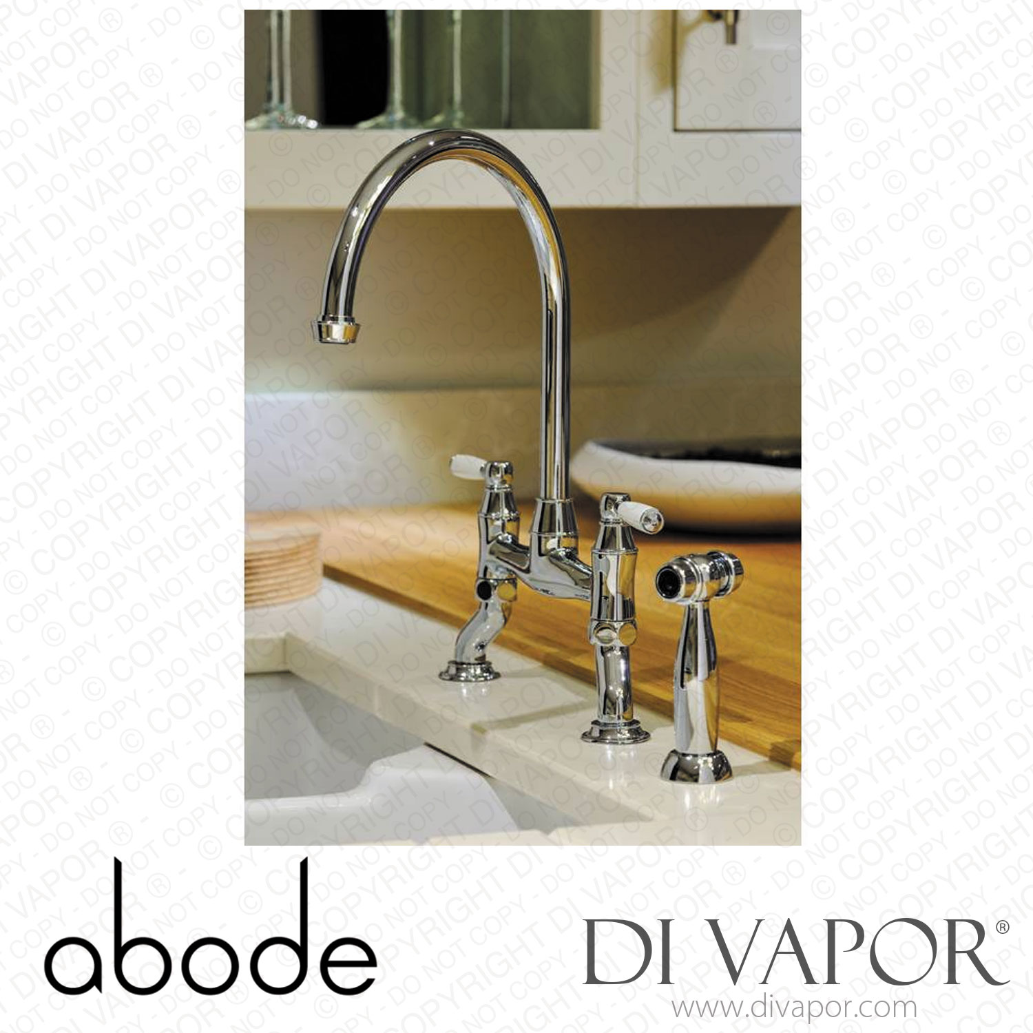 Abode AT3009 Astbury Bridge with Independent Handspray in Chrome Spare Parts