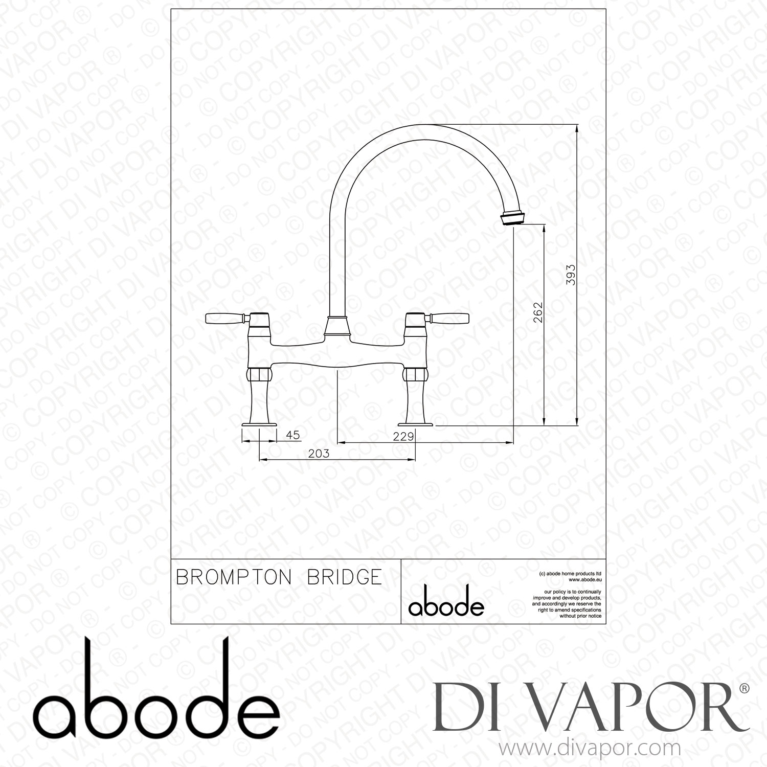 Abode AT3022 Brompton Bridge in Pewter Spare Parts