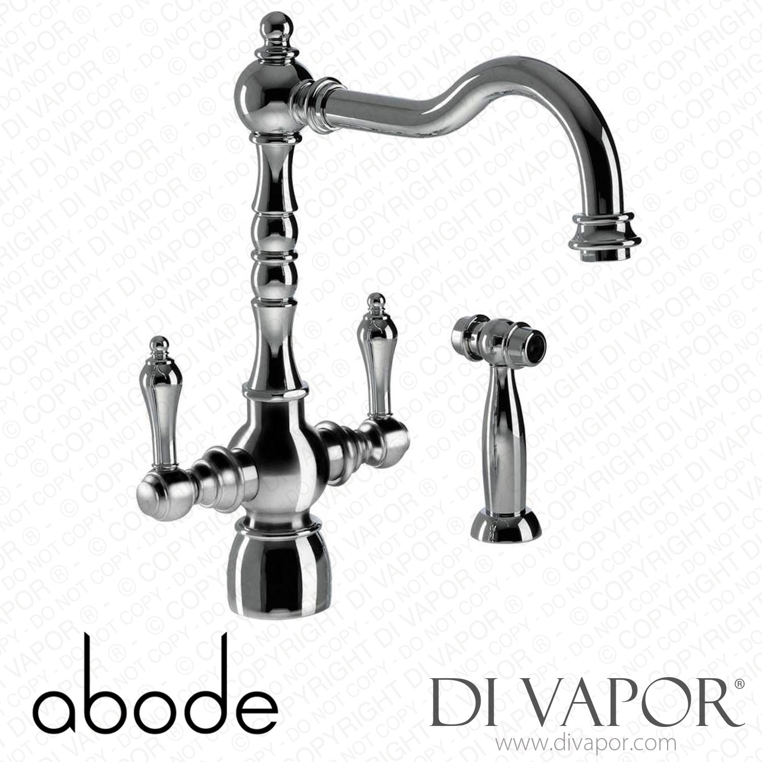 Abode AT3025 Bayenne Monobloc with Integrated Handspray in Chrome Spare Parts