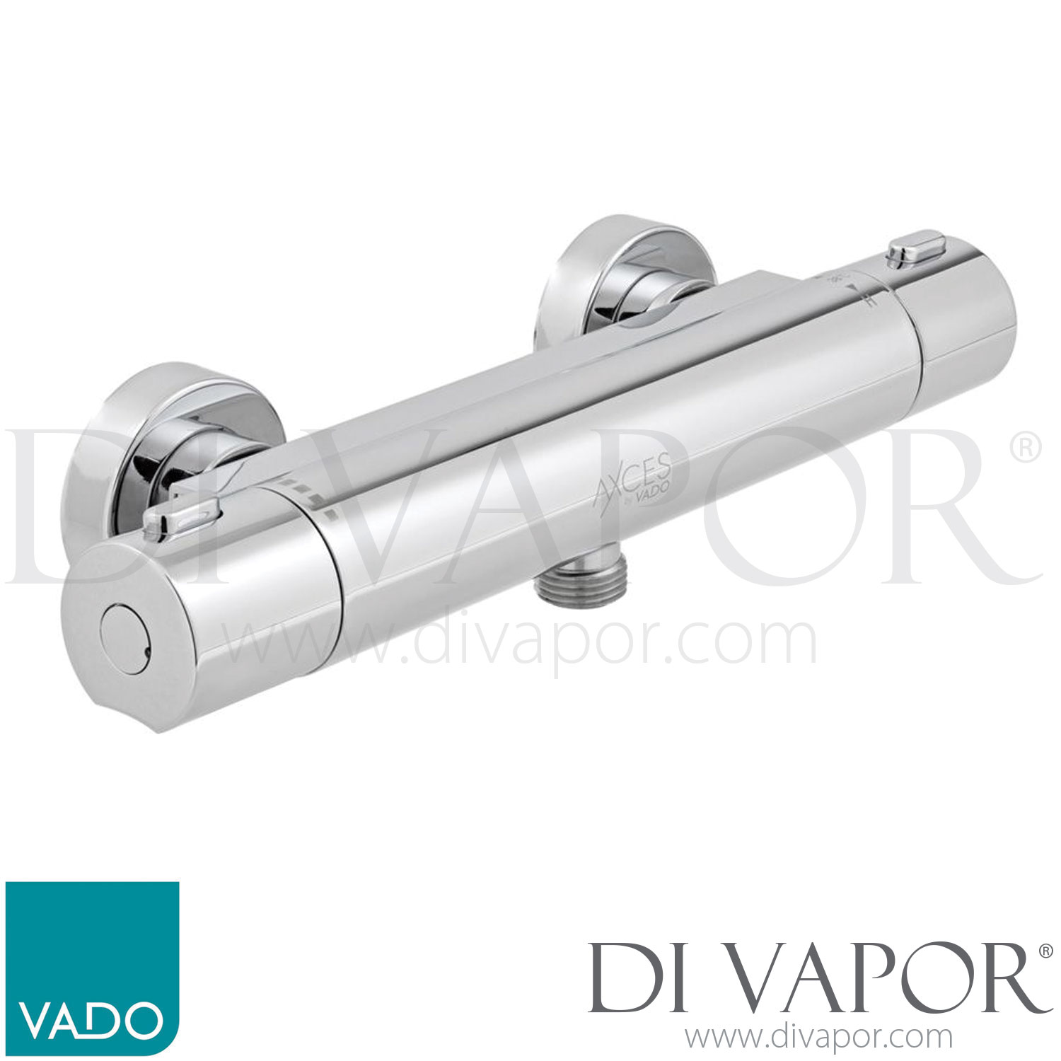 Vado AX-SIR-149T-CP Showering Solutions Sirkel Exposed Thermostatic ...