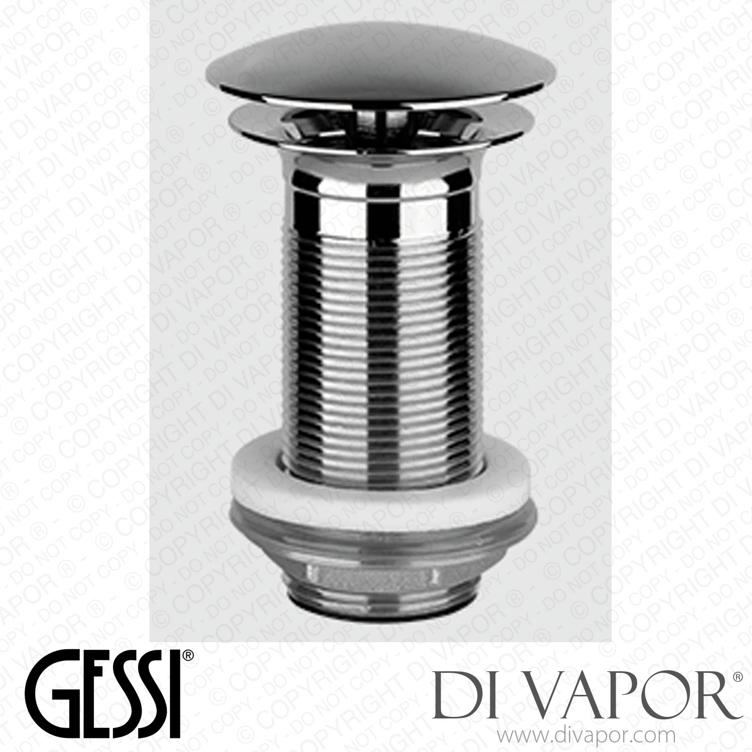 Gessi Basin Waste Always Open, Without Overflow (Art. 01391) Spare Parts