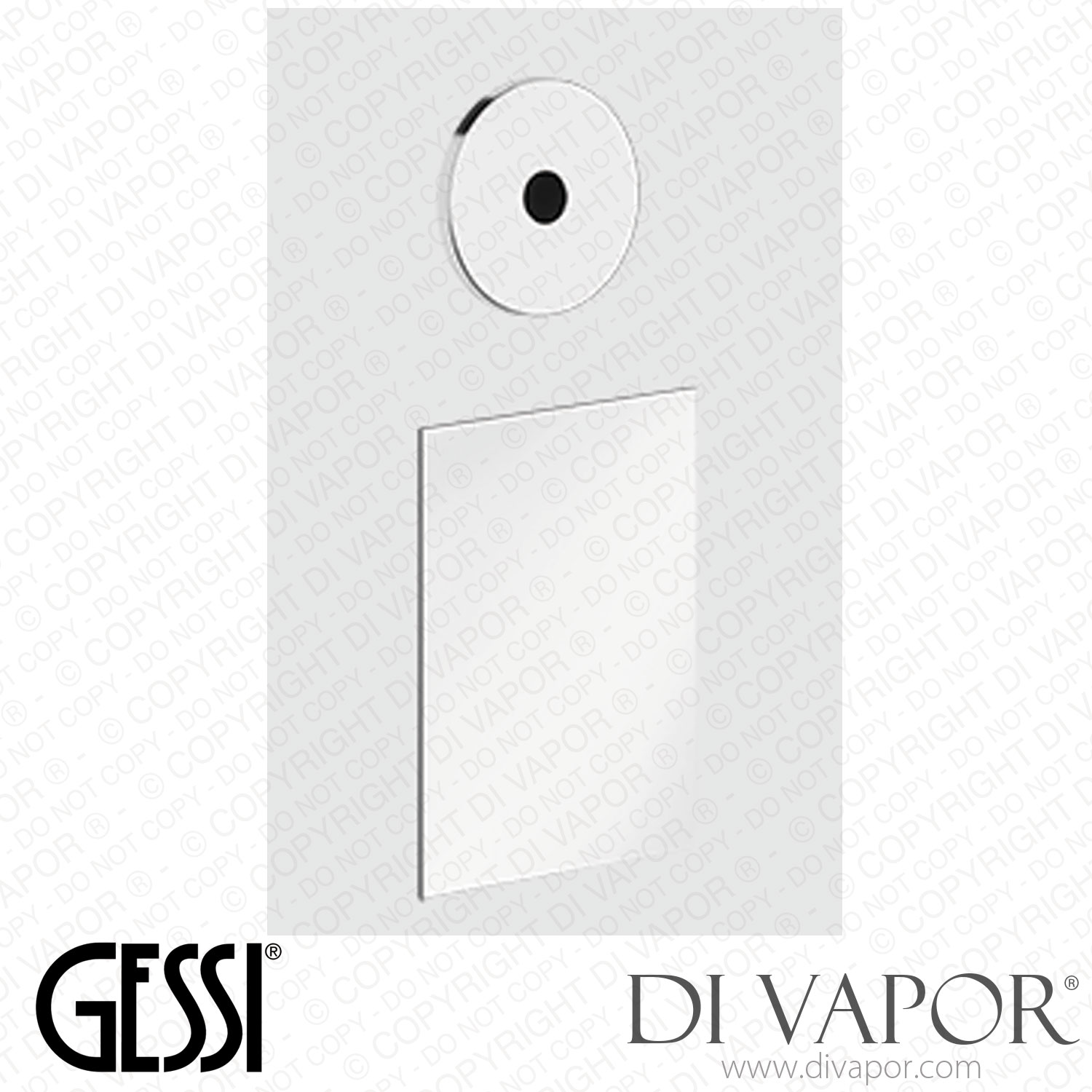 Gessi External Parts For Built-in Electronic Separate Control With ...