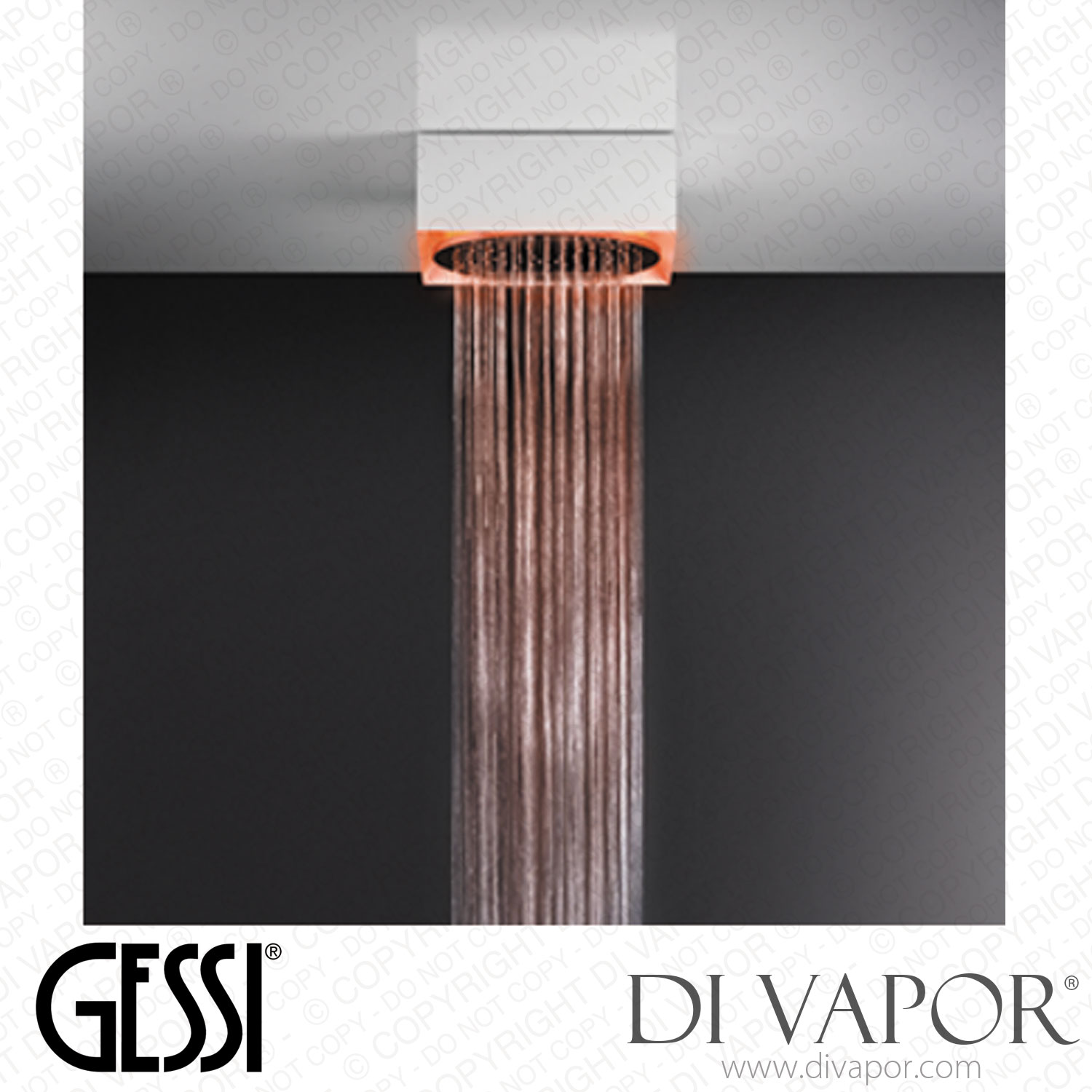 Gessi ?350 Exposed Shower System, With Rainfall Function And ...