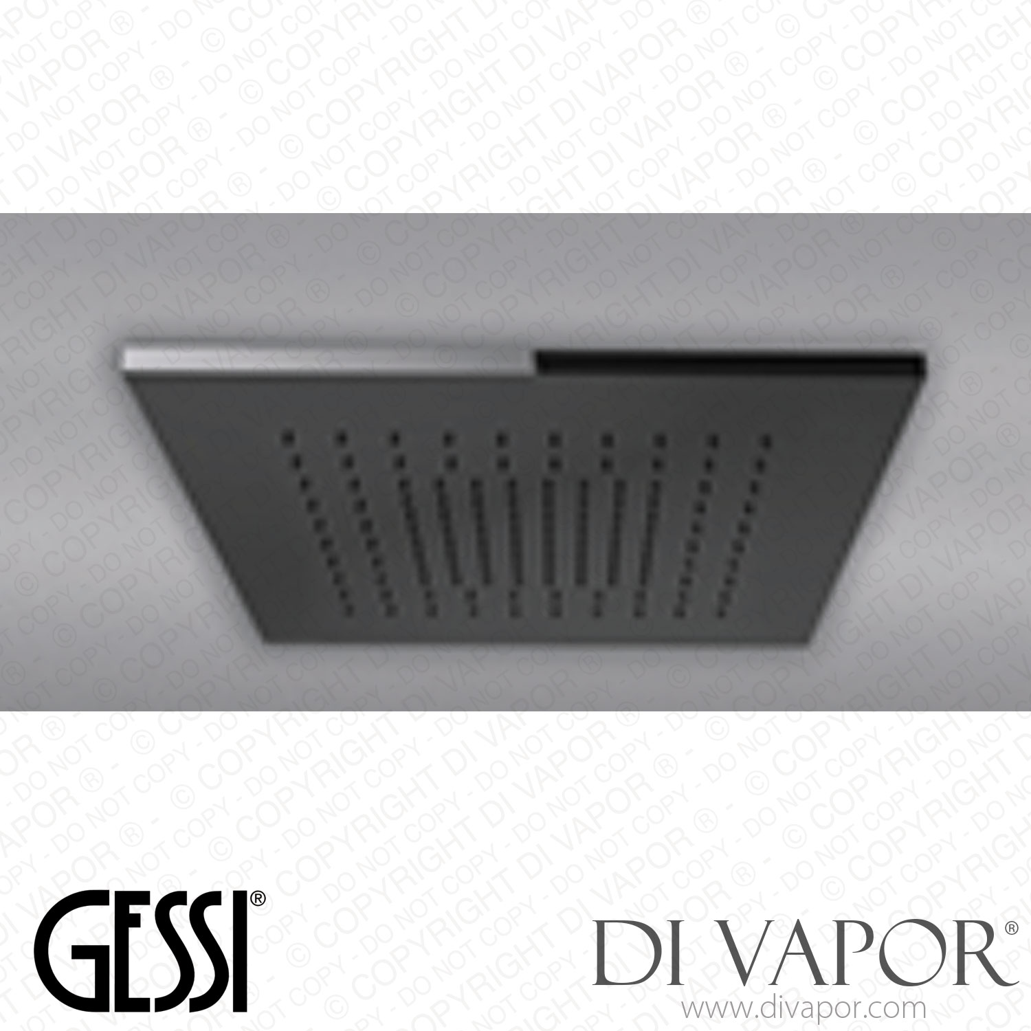 Gessi 350x350 Shower System For False-ceiling Installation (Art. 57801 ...