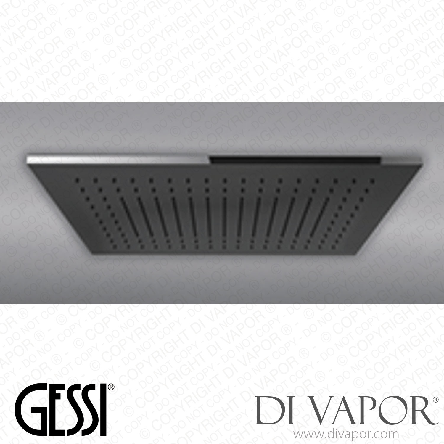 Gessi 300x500 Shower System For False-ceiling Installation (Art. 57805 ...