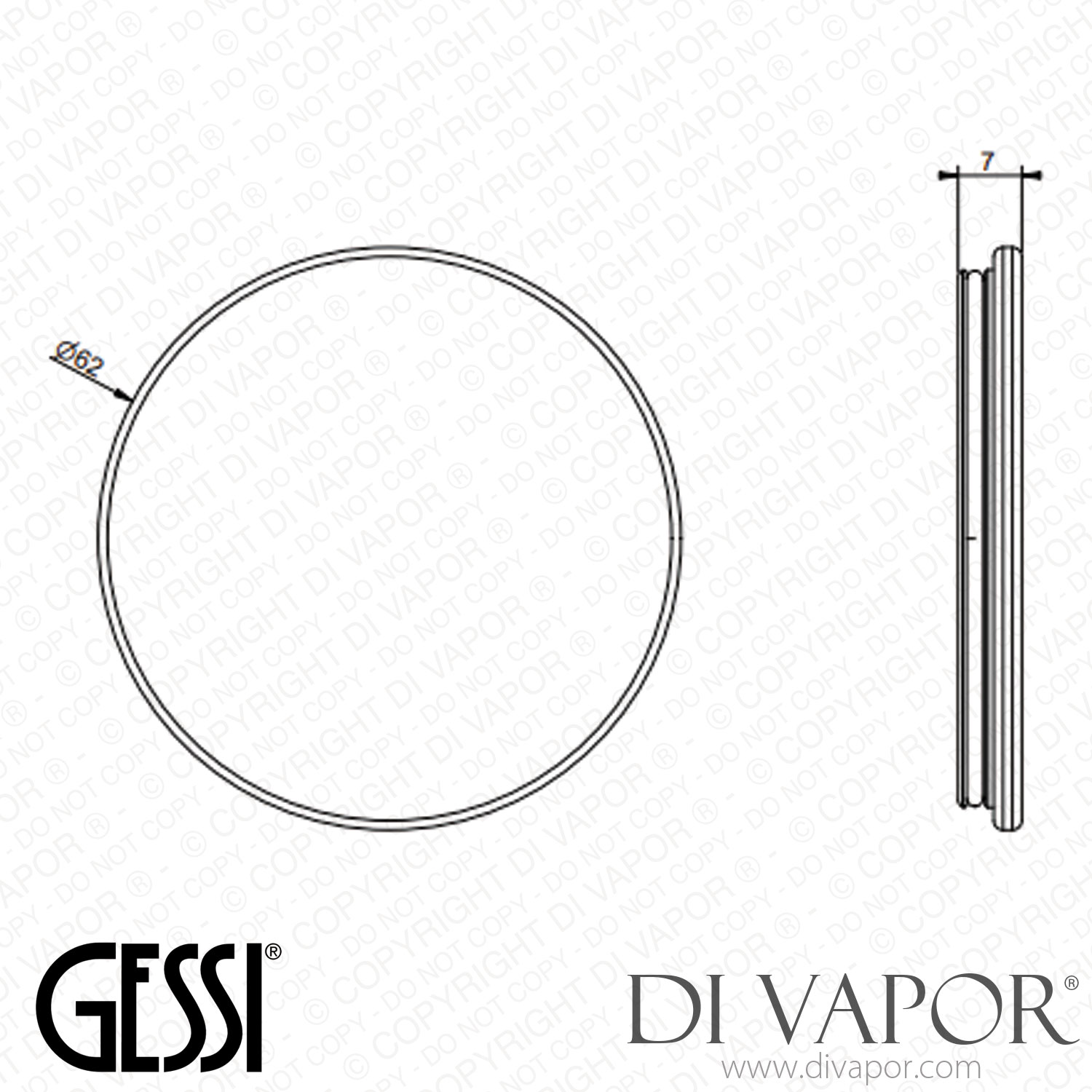 Gessi Insert Art (Art. 66602) Spare Parts