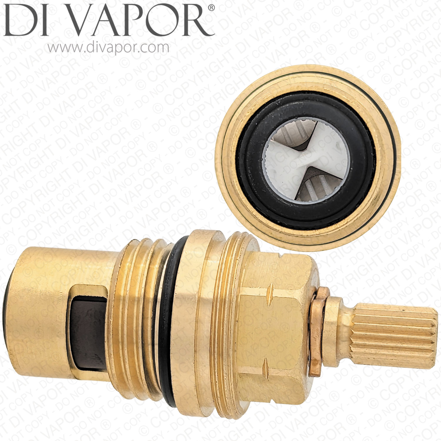 Booth & Co. England Basin Tap Cartridge - Anti-Clockwise Turn to Open