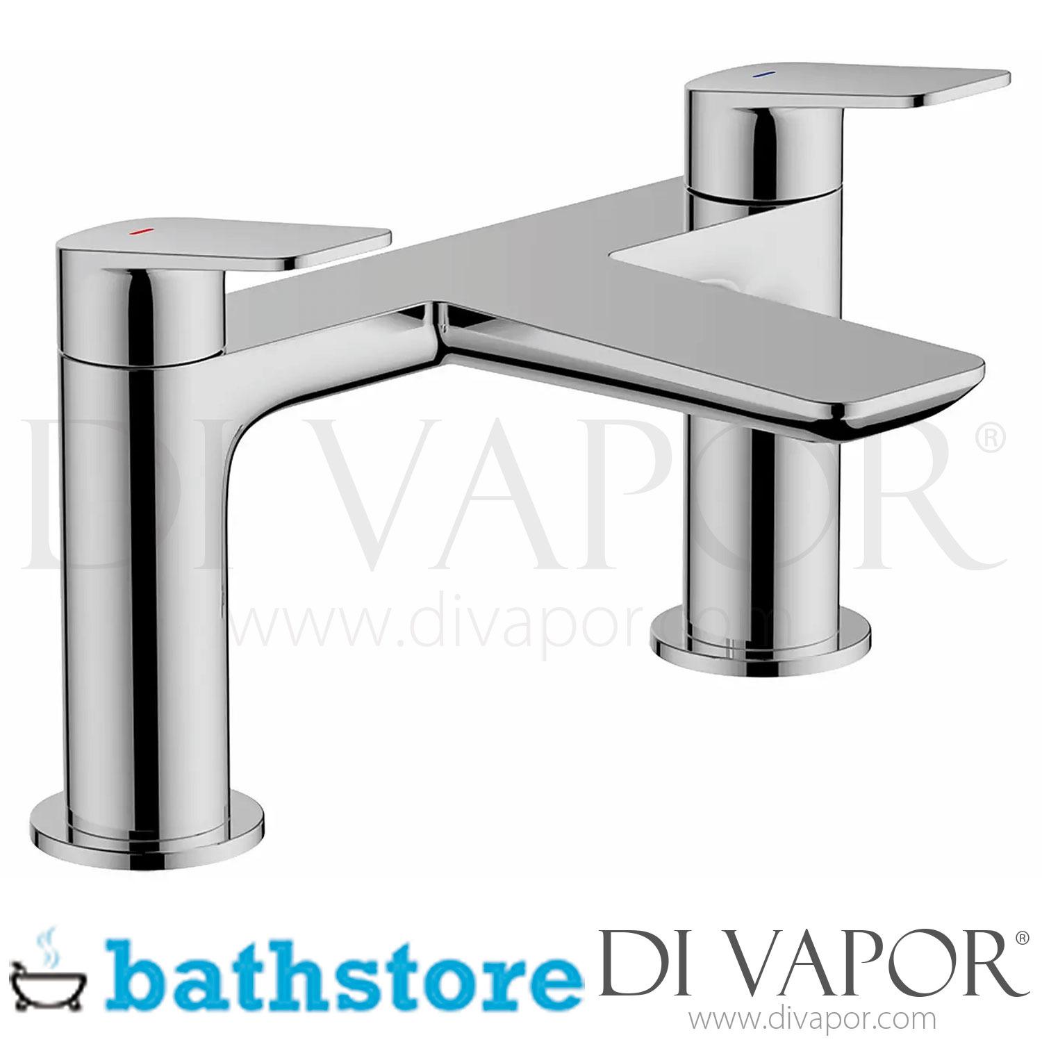 Bathstore Aero Chrome Deck Mounted Bath Filler Tap Spare Parts - B DV 106 Bathstore Aero Chrome Deck Mounted Bath Filler Tap Spare Parts - B DV 106